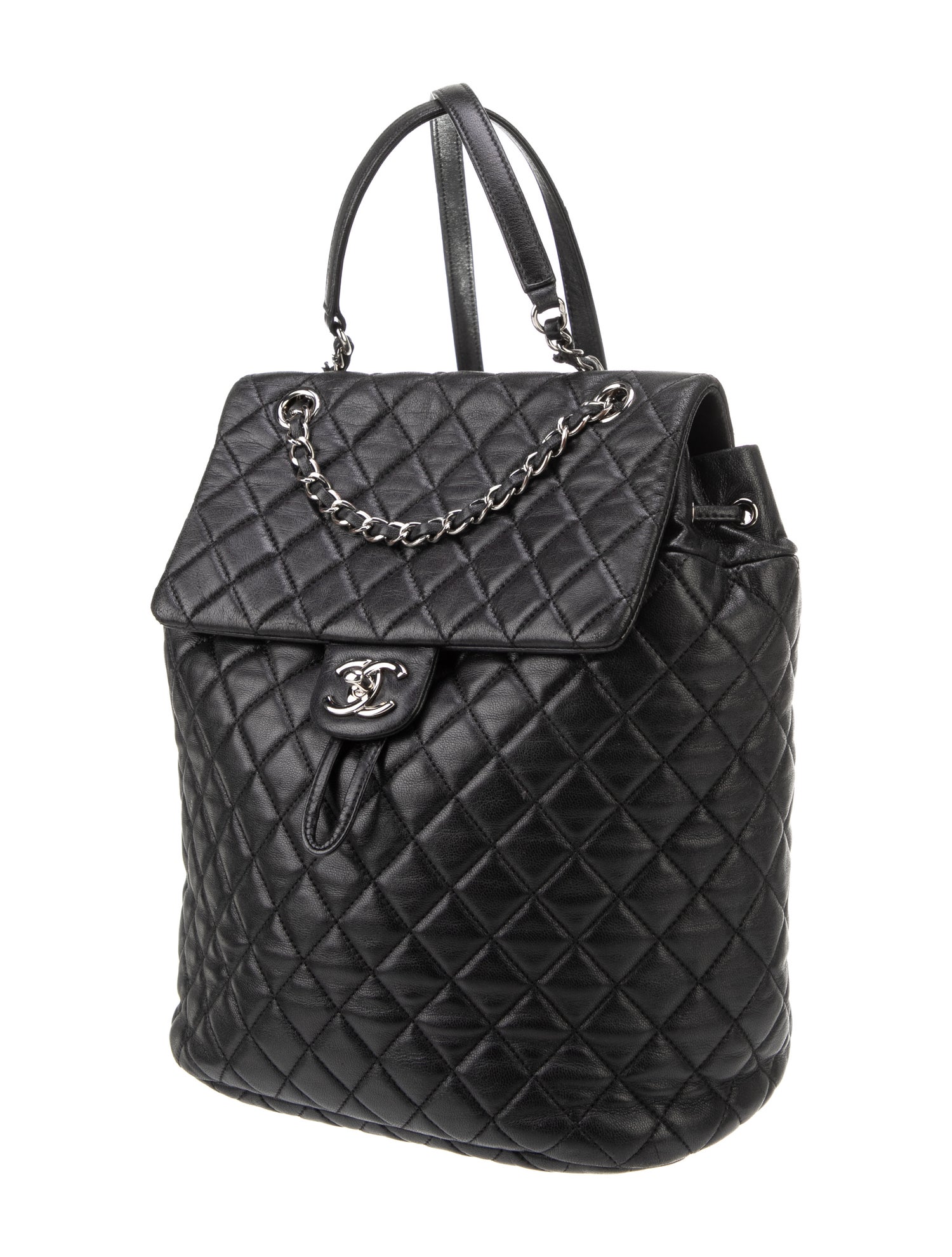 Chanel Quilted Urban Spirit Backpack - Black Backpacks, Handbags ...