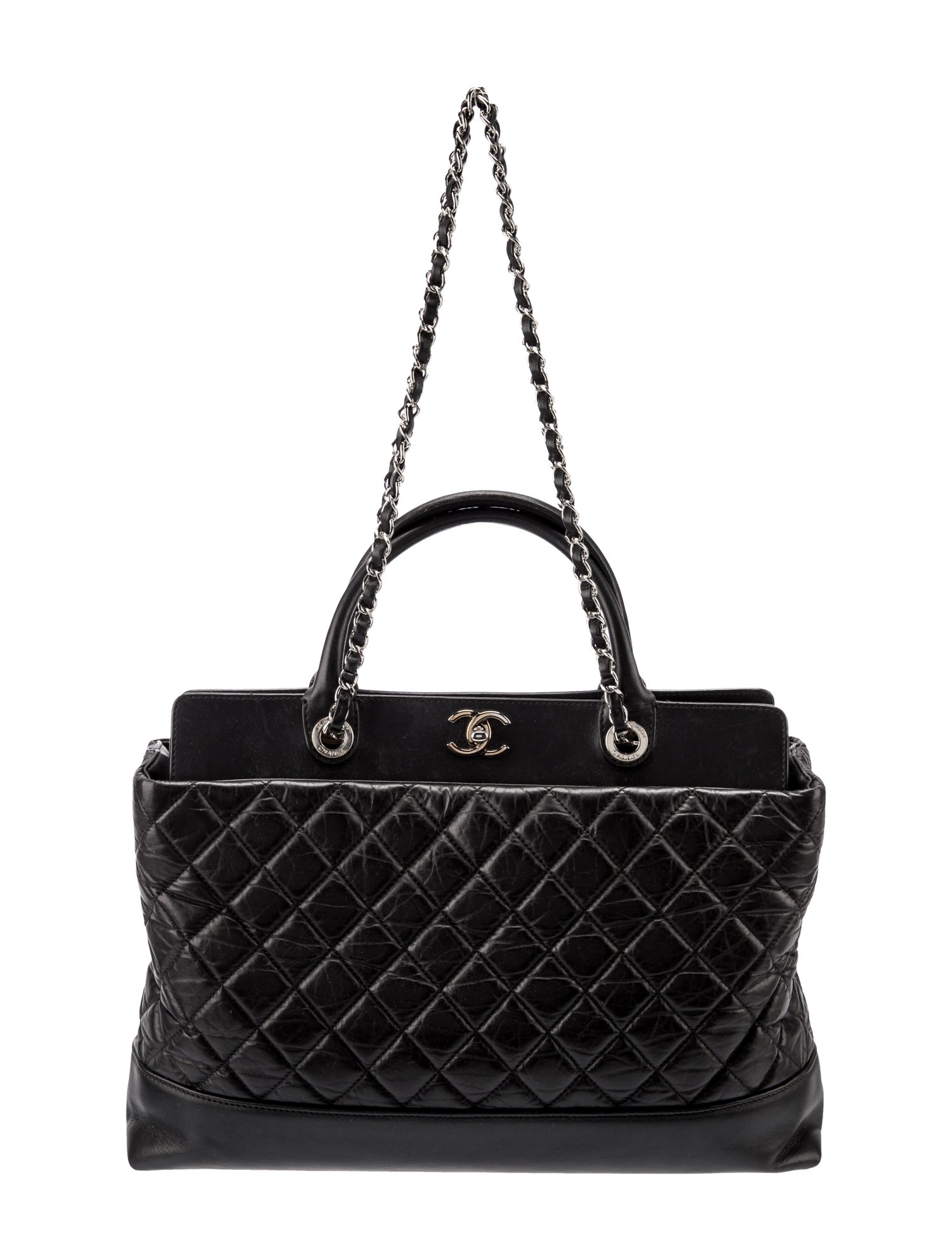 Chanel Quilted CC Tote - Shoulder Bags, Handbags | The RealReal