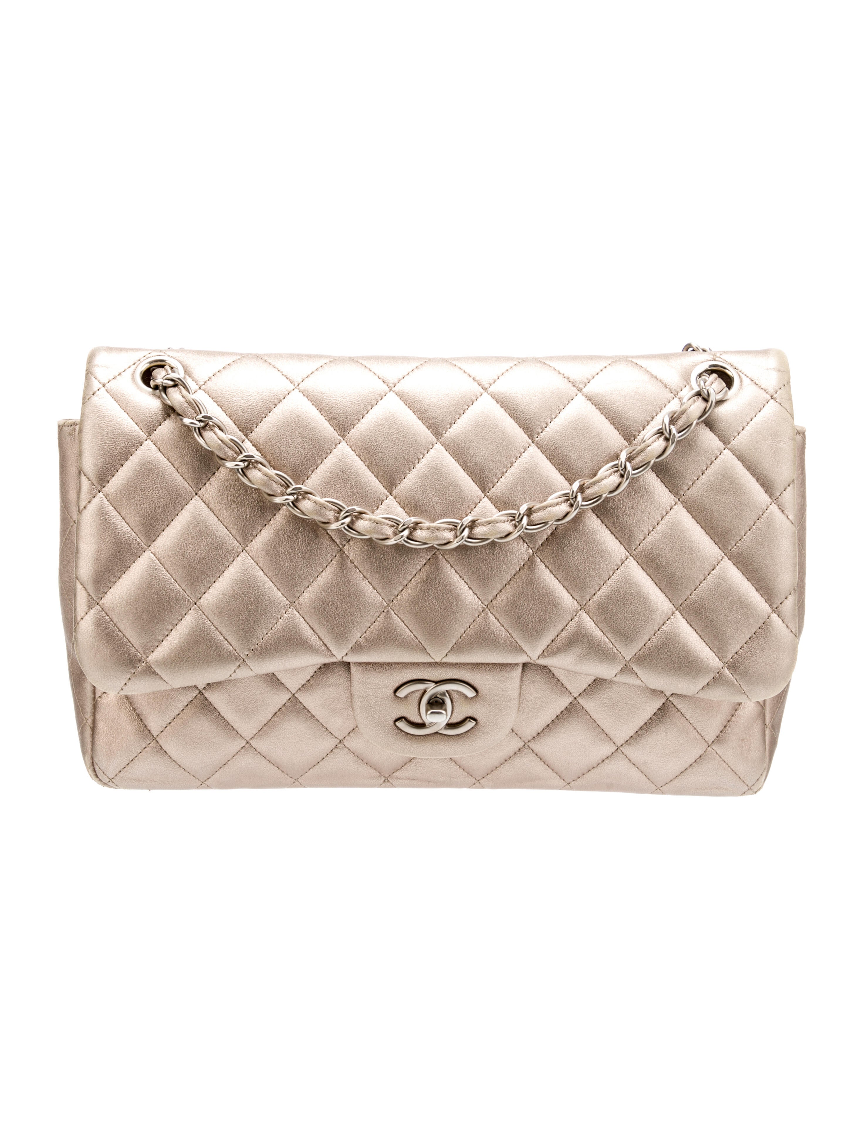 Chanel Classic Jumbo Double Flap Bag - Gold Shoulder Bags, Handbags ...