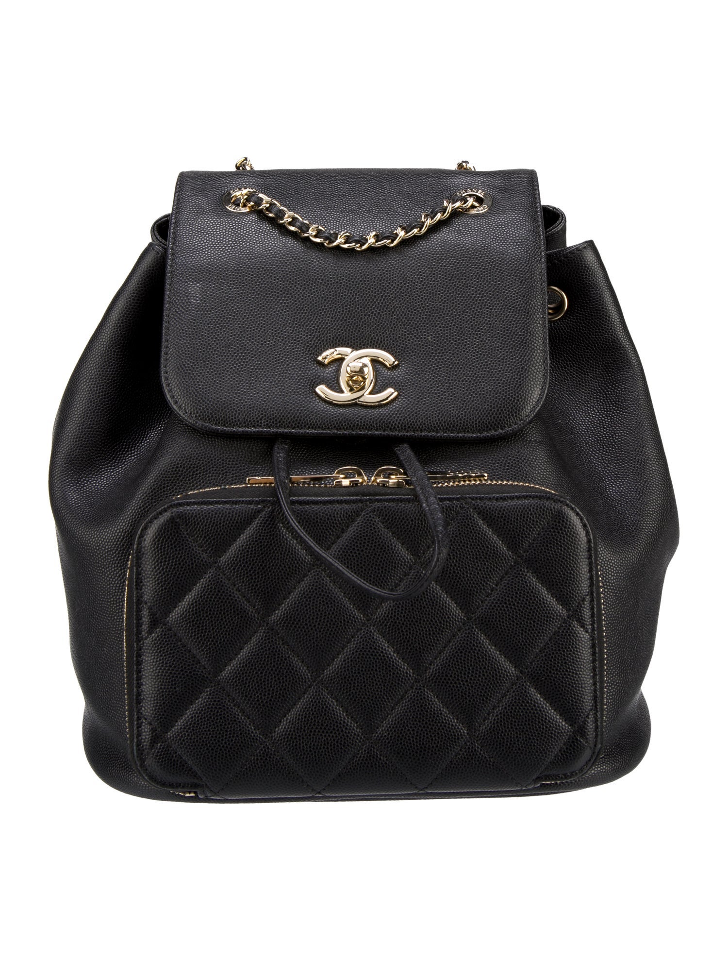 Chanel 2024 Mini Caviar Backpack w/Tags - Black Backpacks, Handbags ...