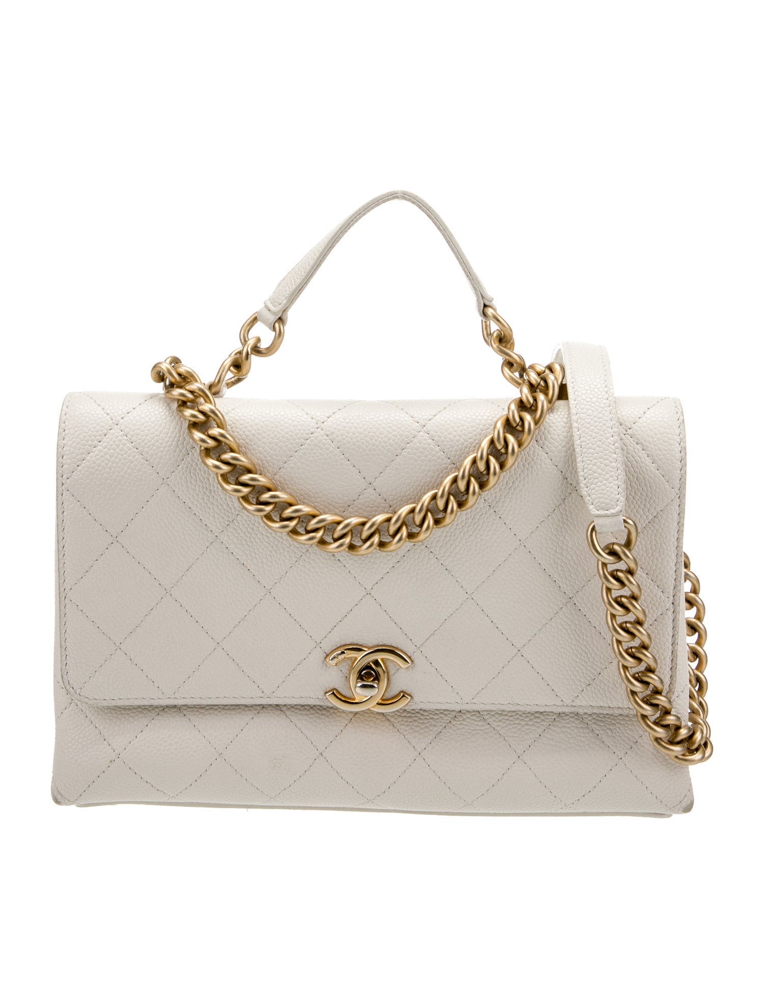 Chanel Small Chic Affinity Flap Bag - White Shoulder Bags, Handbags ...