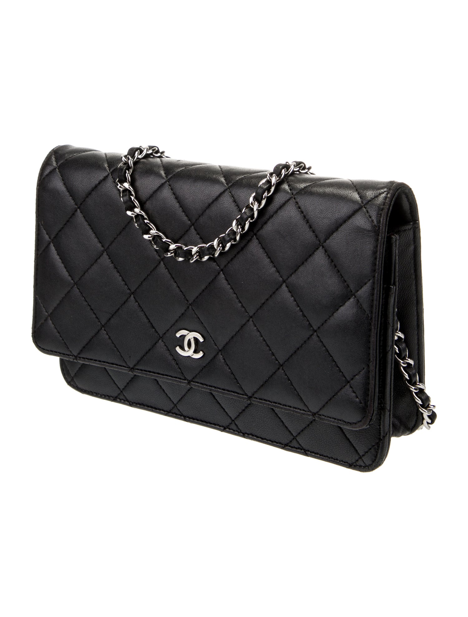 Chanel Classic Wallet On Chain - Black Crossbody Bags, Handbags ...
