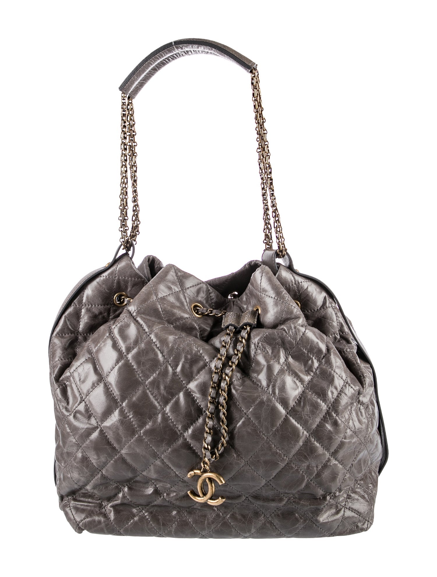 Chanel Bindi CC Galuchat Bucket Bag - Grey Bucket Bags, Handbags ...