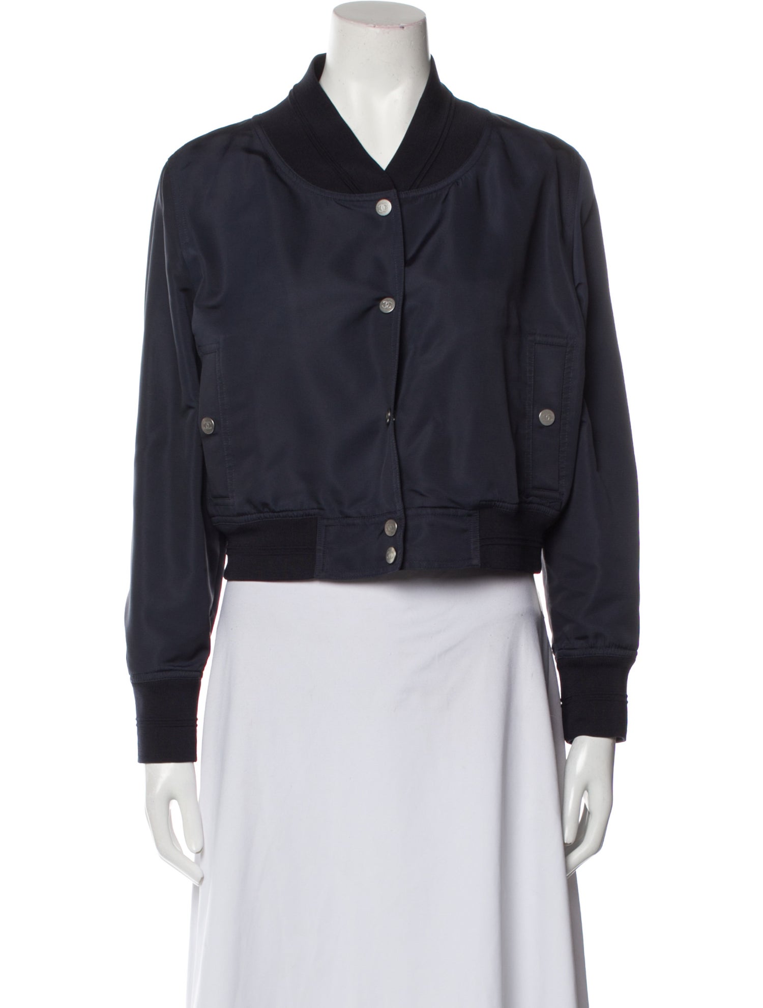 Chanel 2016 Bomber Jacket - Blue Jackets, Clothing - CHA1075292 | The ...