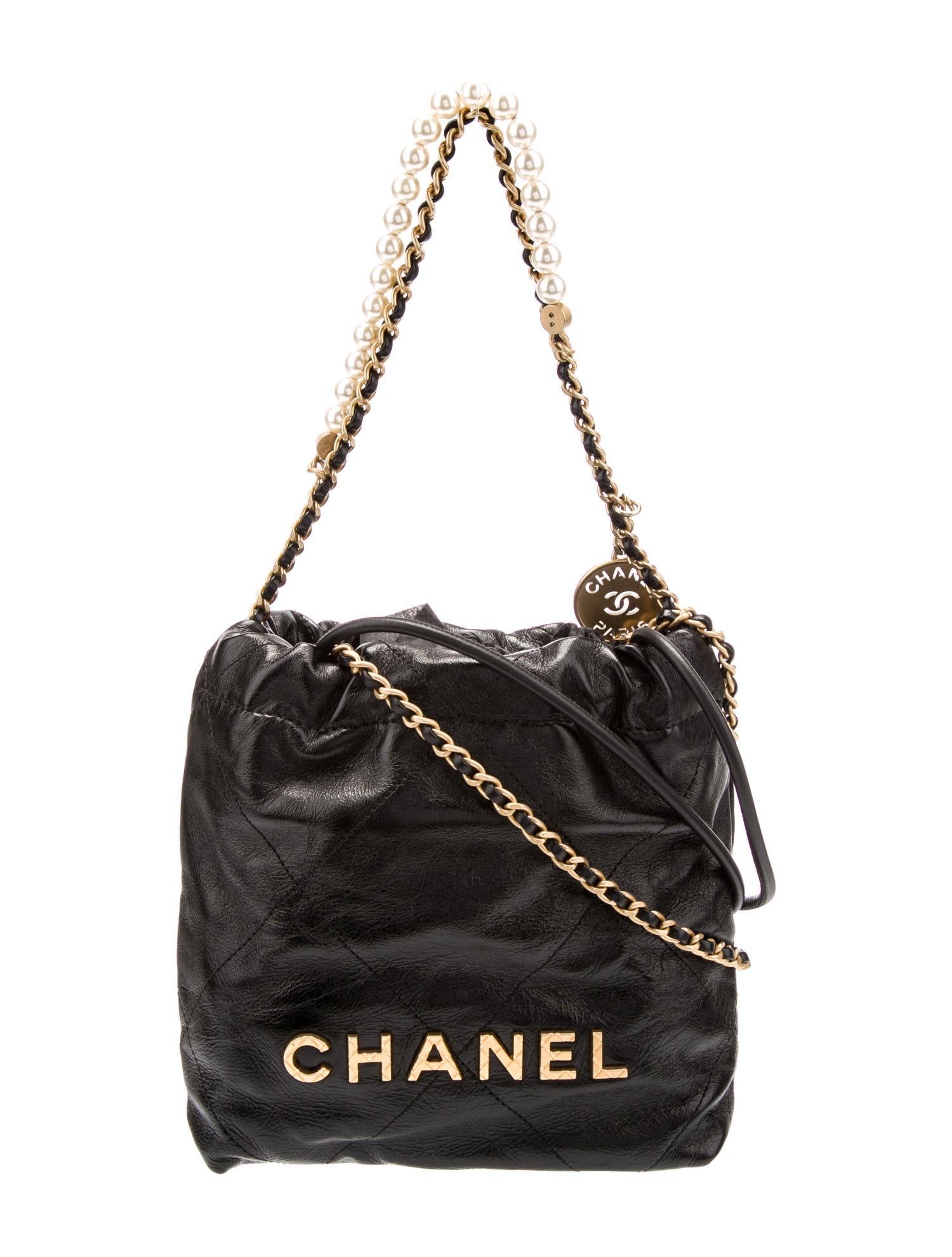 Chanel 2024 Mini Denim 22 Hobo - Blue Hobos, Handbags - CHA1054299 ...