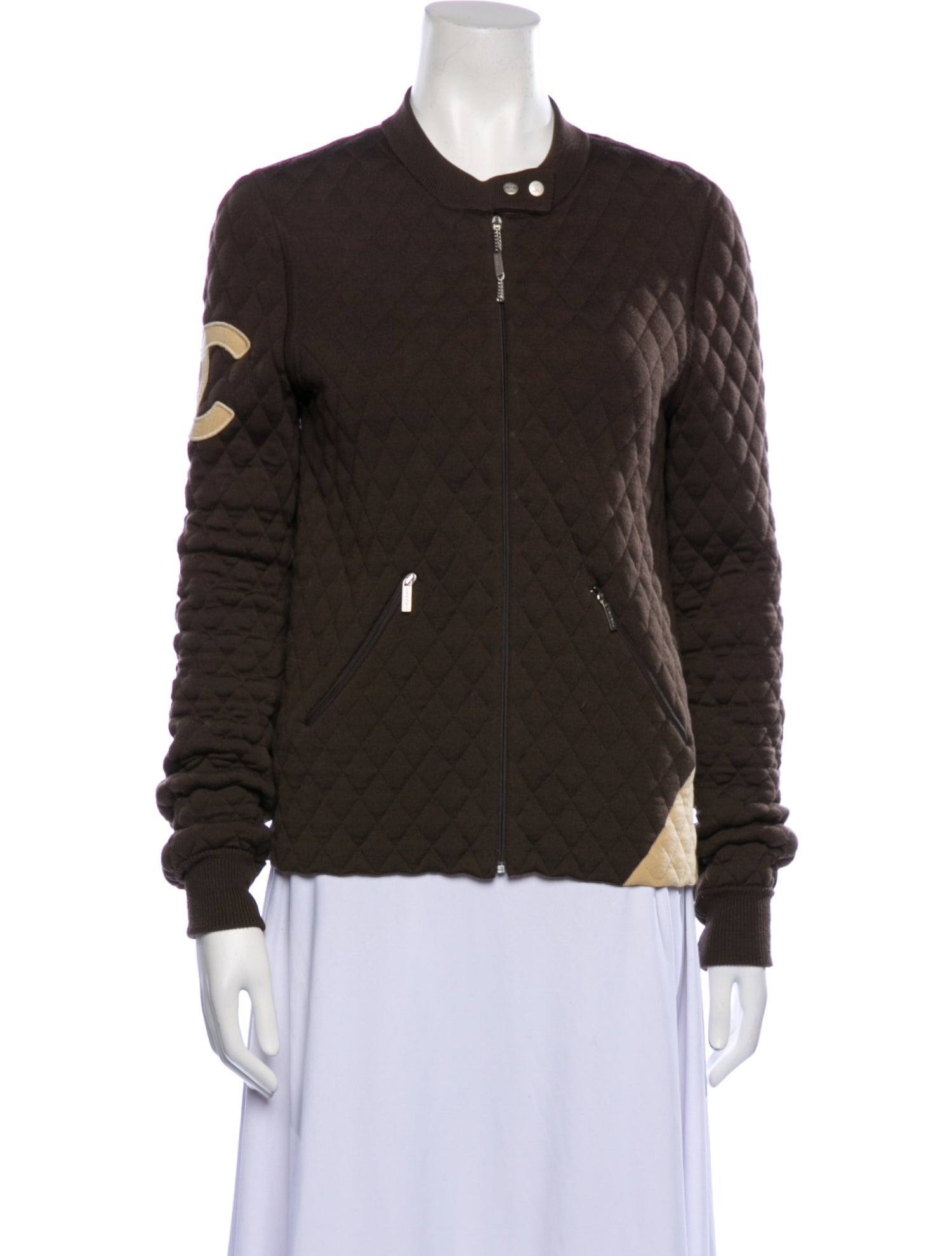 Chanel Vintage 2005 Bomber Jacket - Brown Jackets, Clothing ...