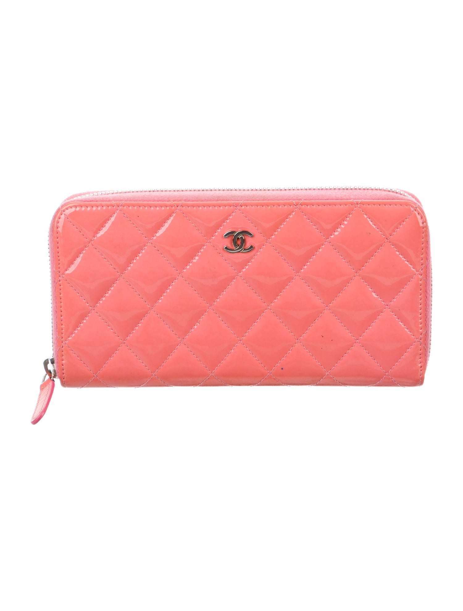 Chanel 2015-2016 Interlocking CC Logo Continental Wallet - Pink Wallets ...