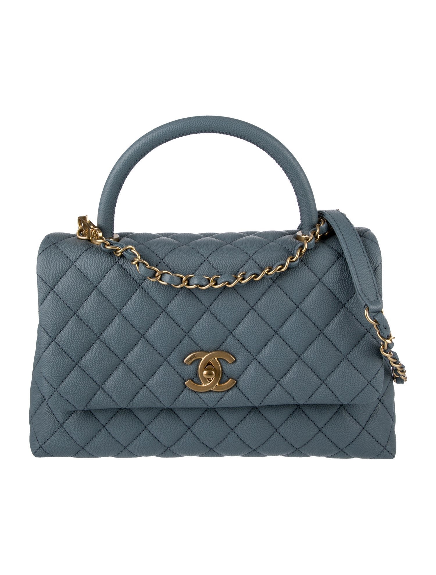 Chanel Mini Coco Handle Bag - Black Handle Bags, Handbags - CHA1092364 ...