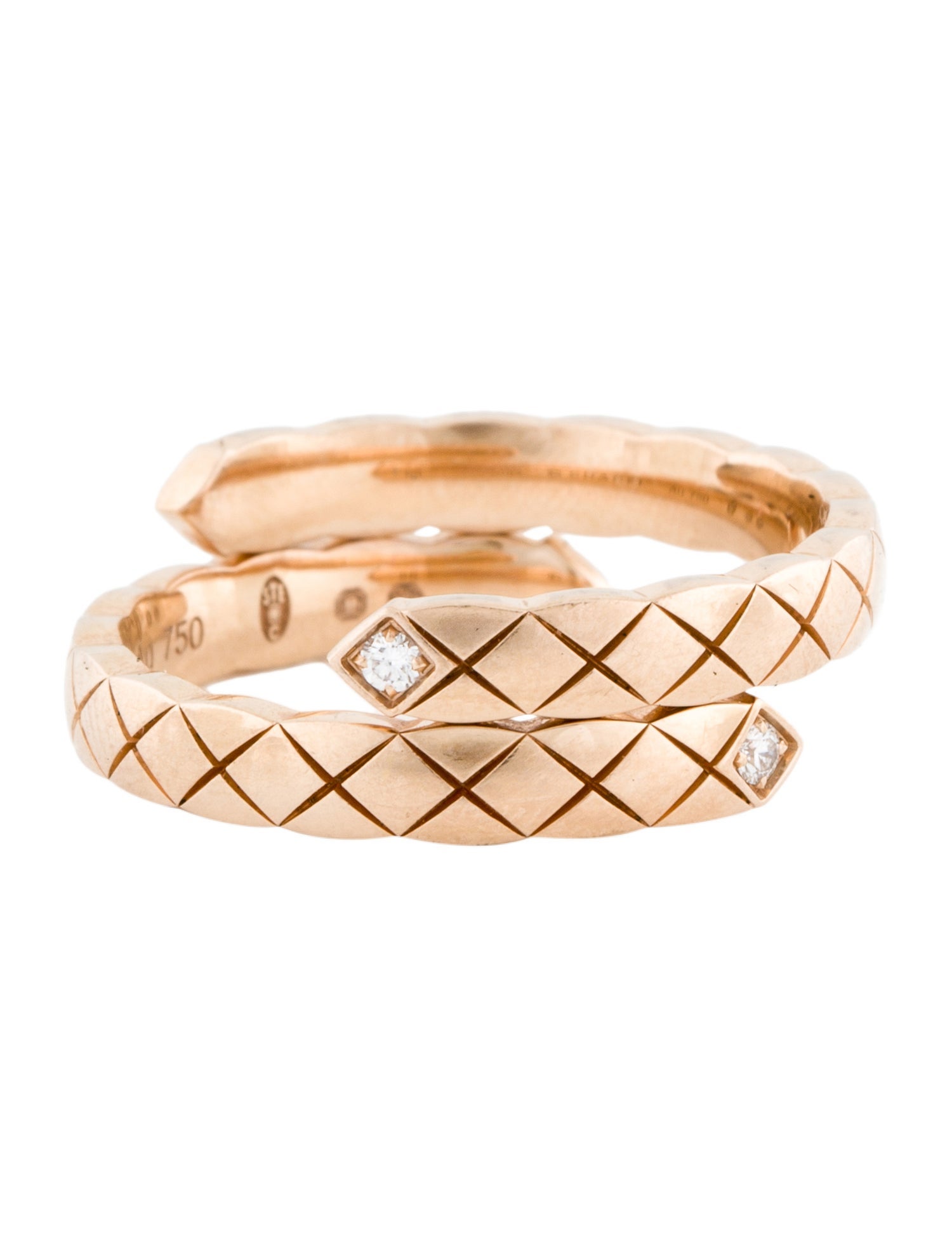 Chanel 18K Diamond Coco Crush Toi Et Moi Ring - 18K Rose Gold Band, Rings - CHA1081116 | The ...