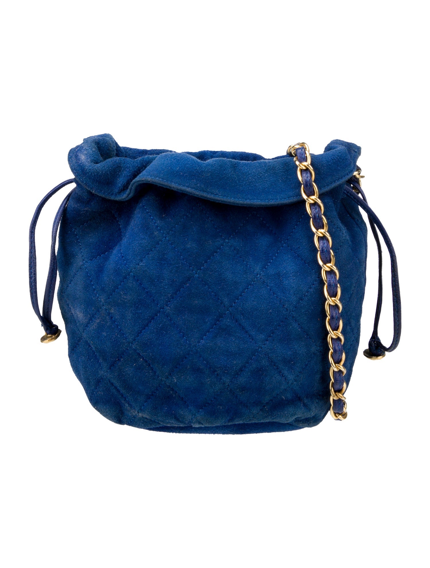 Chanel Mini Denim Mood Bucket Bag - Blue Crossbody Bags, Handbags ...