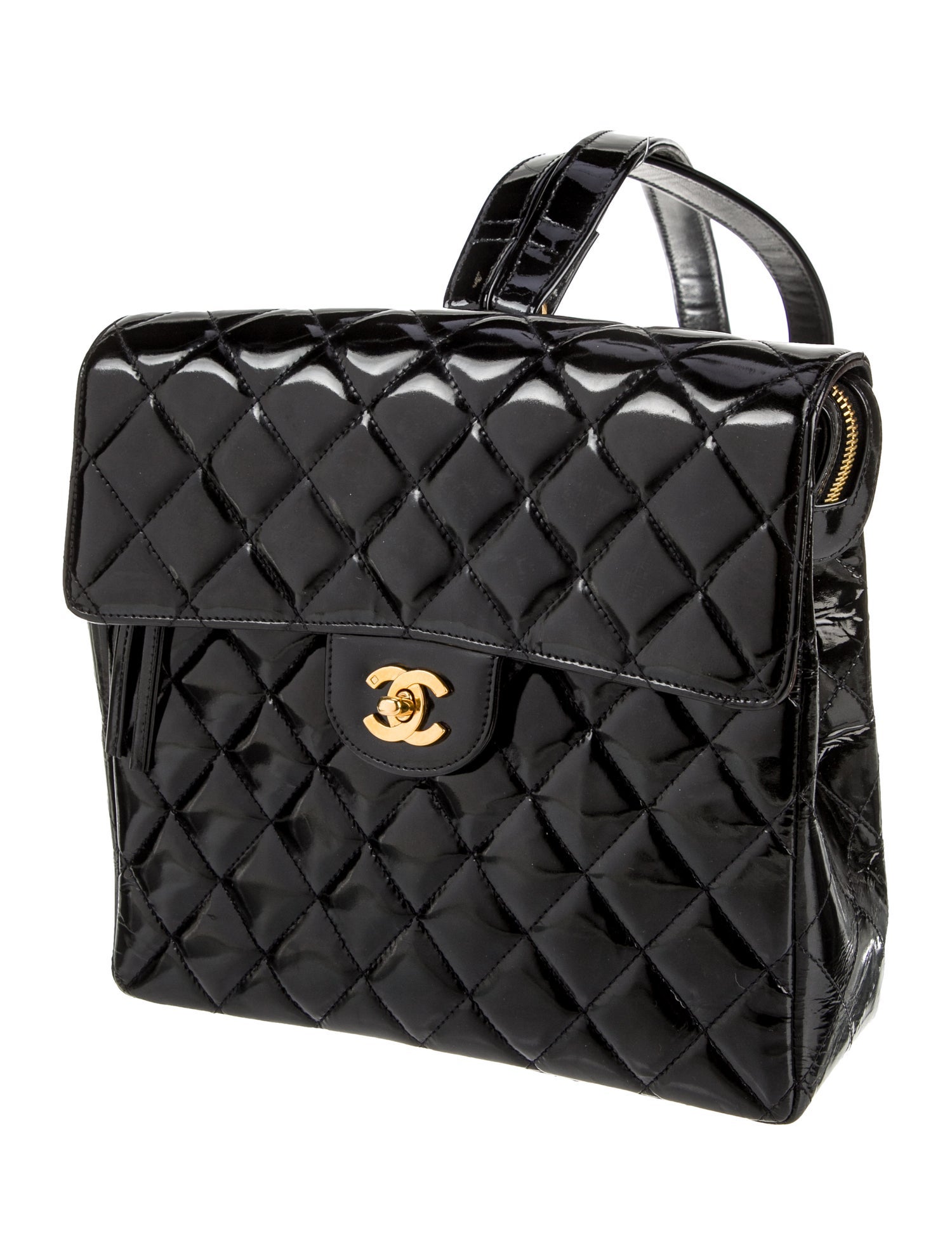 Chanel Quilted CC Backpack - Black Backpacks, Handbags - CHA1081620 ...
