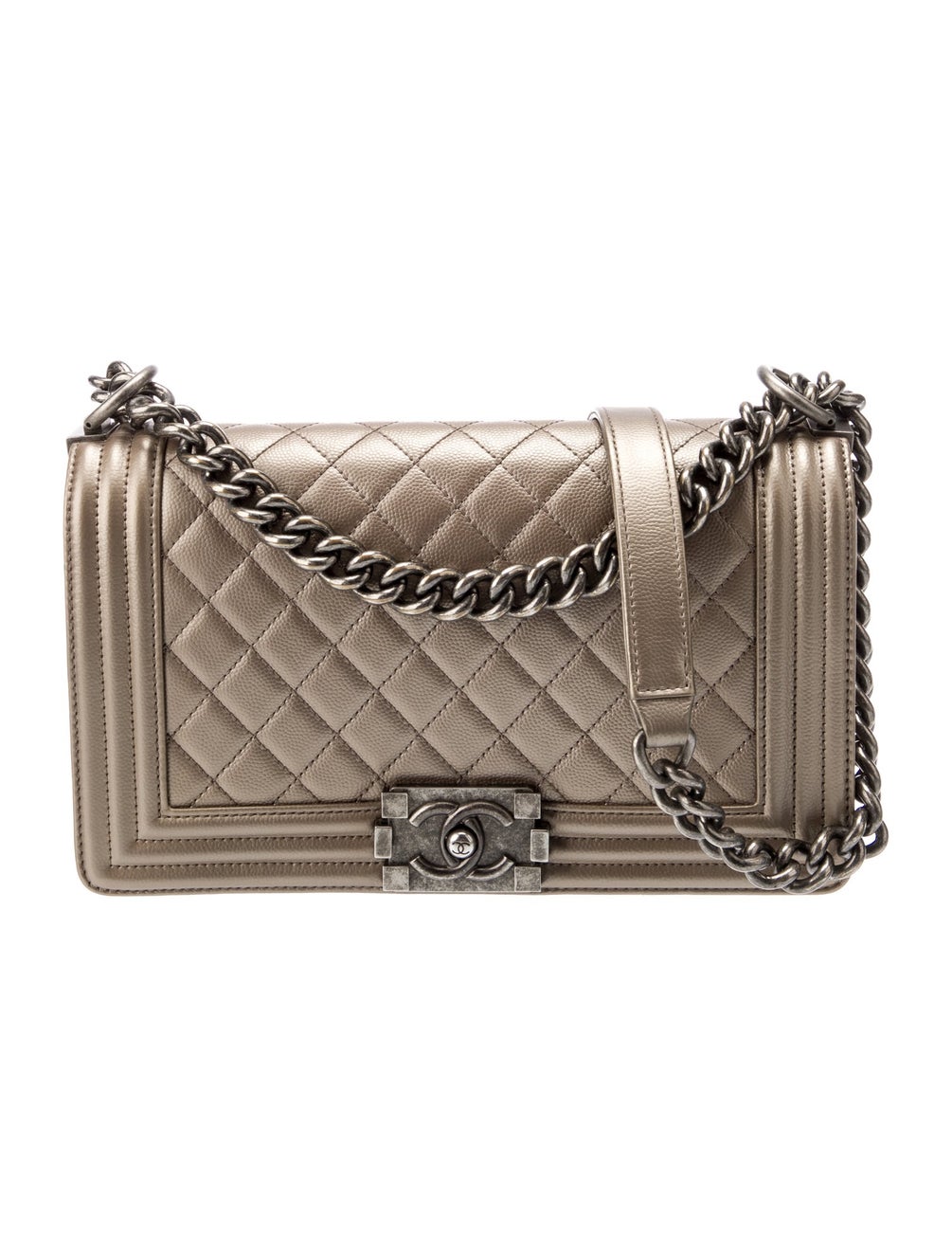 Chanel Medium Boy Bag - Gold Shoulder Bags, Handbags - CHA1082148 | The ...