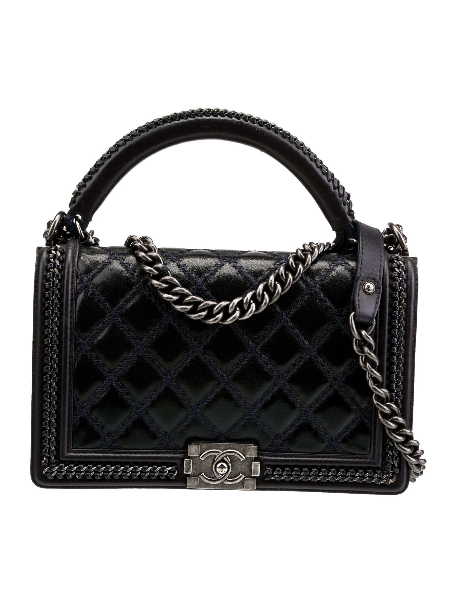 Chanel Medium Top Handle Boy Bag - Shoulder Bags, Handbags | The RealReal