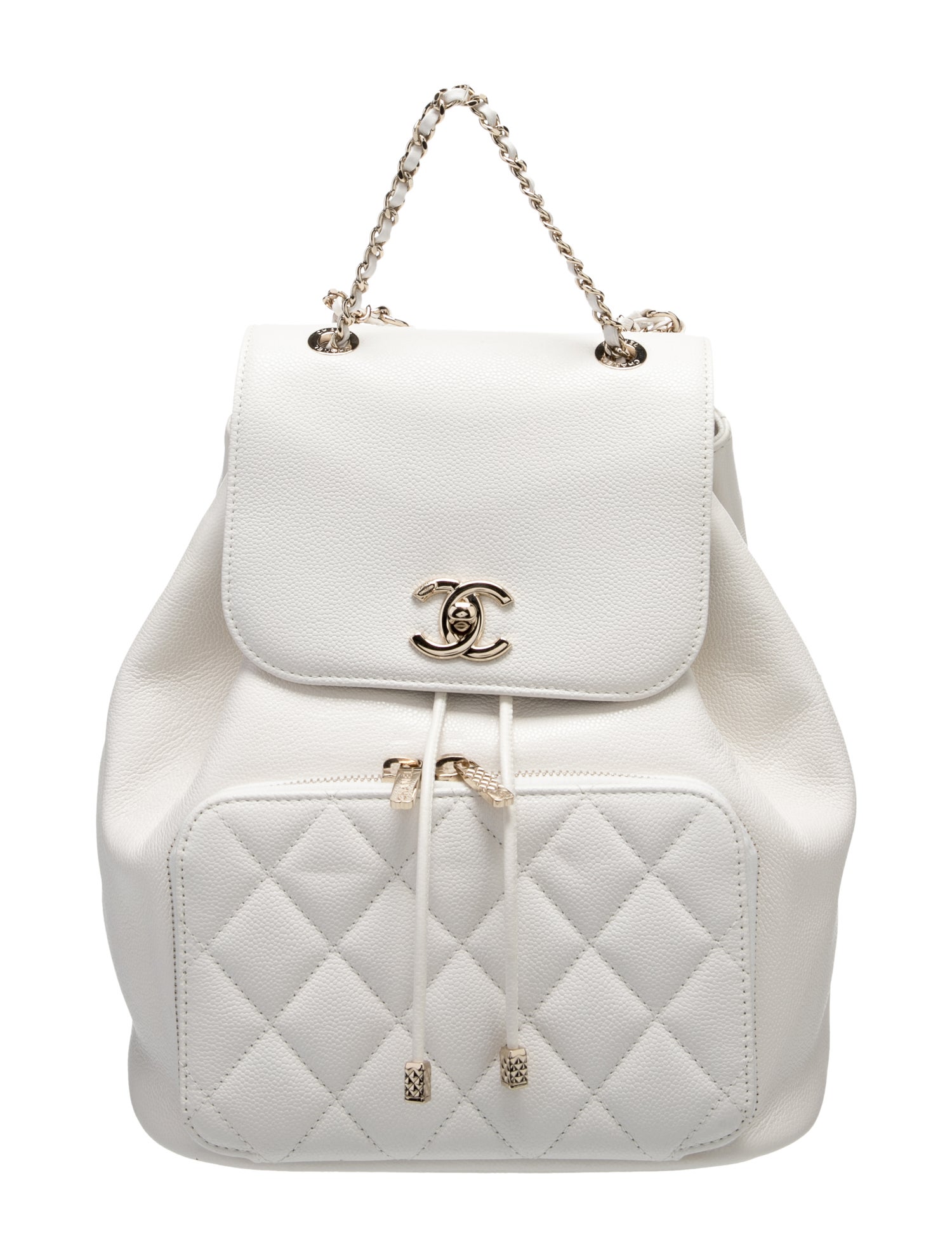 Chanel Business Affinity Backpack - White Backpacks, Handbags ...