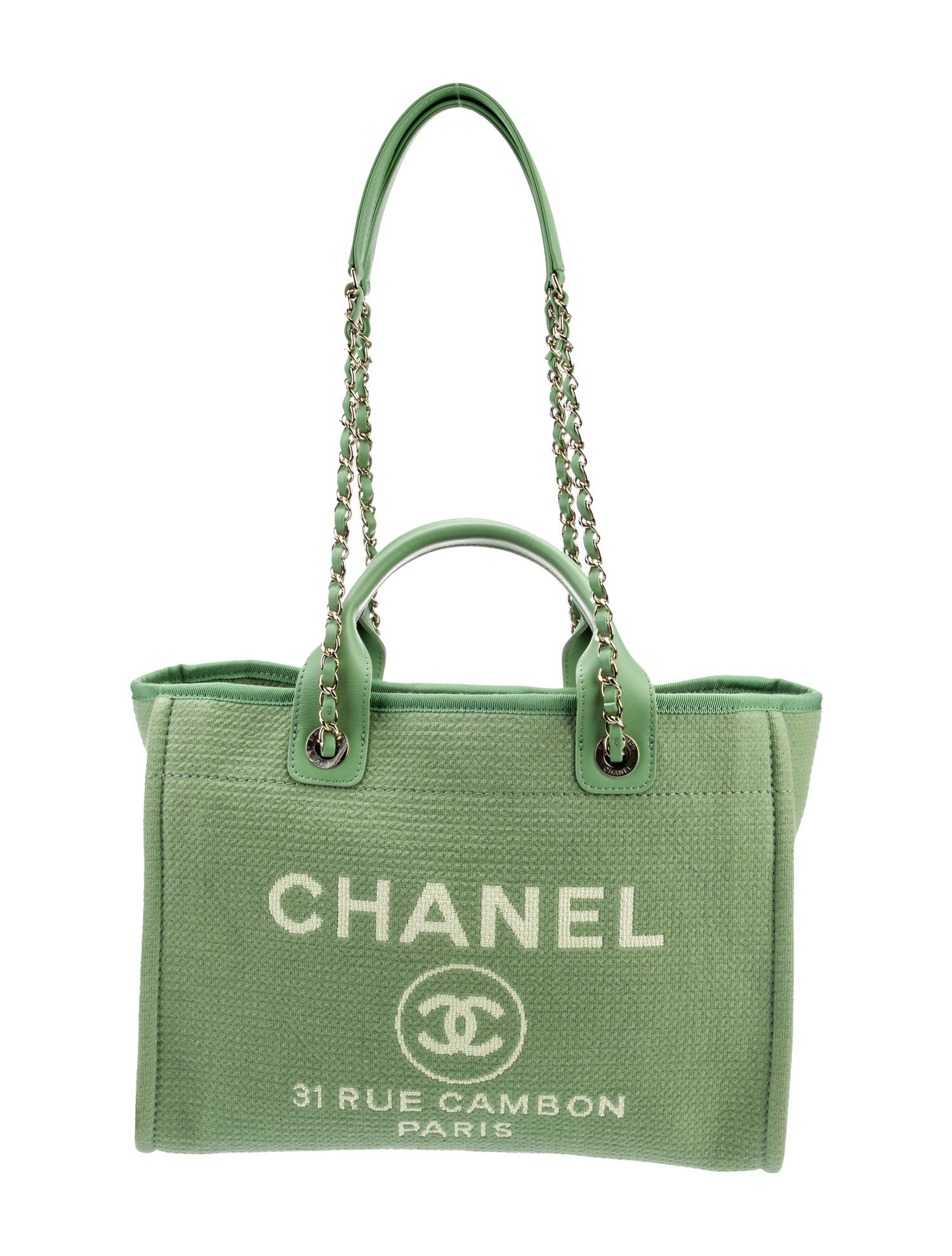 Chanel Small Deauville Shopping Tote - Pink Totes, Handbags ...