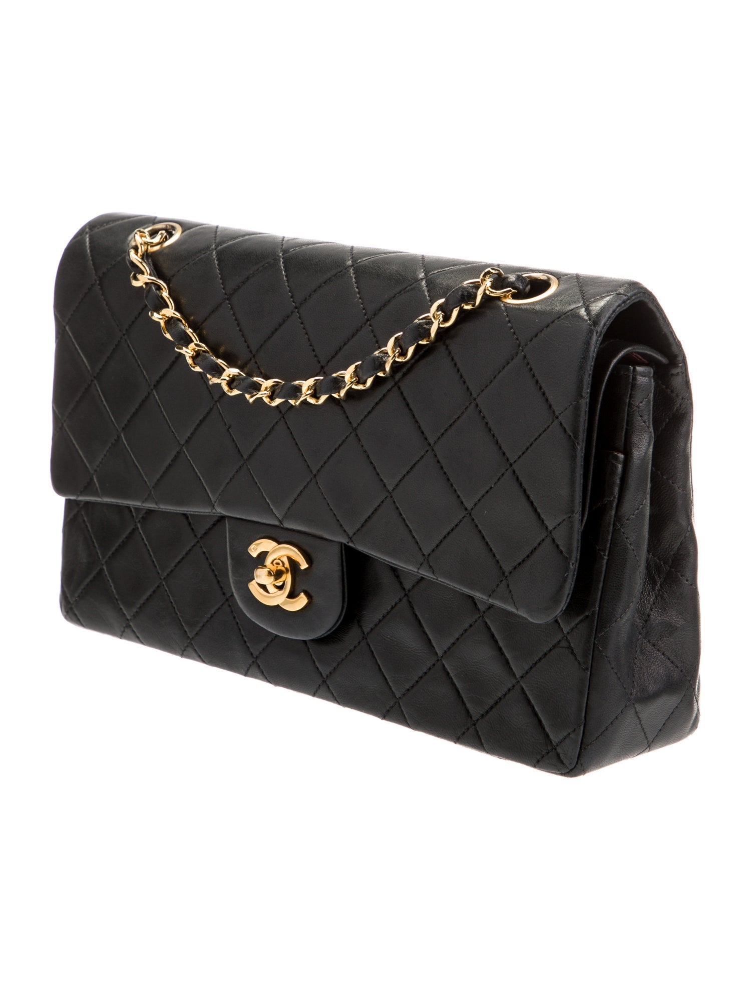 Chanel Classic Medium Double Flap Bag - Black Shoulder Bags, Handbags ...