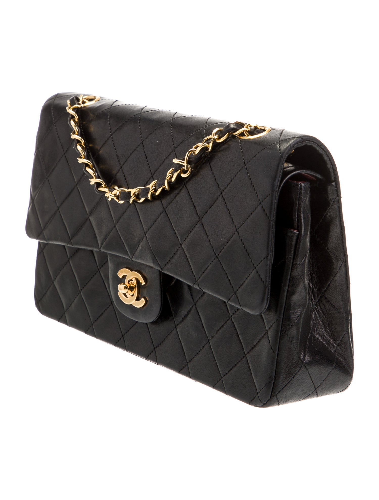 Chanel Lucky Charms Reissue 225 Double Flap Bag w/Tags - Black Shoulder ...