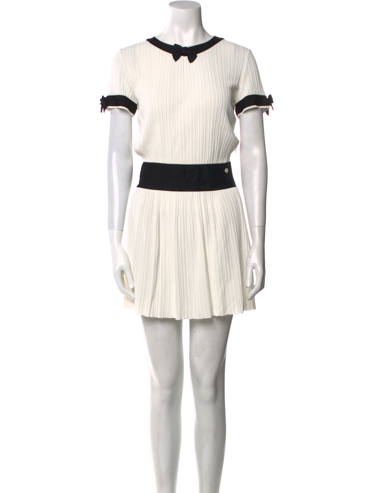 Chanel 2014 Mini Dress w/ Tags - White Dresses, Clothing - CHA1089123 ...
