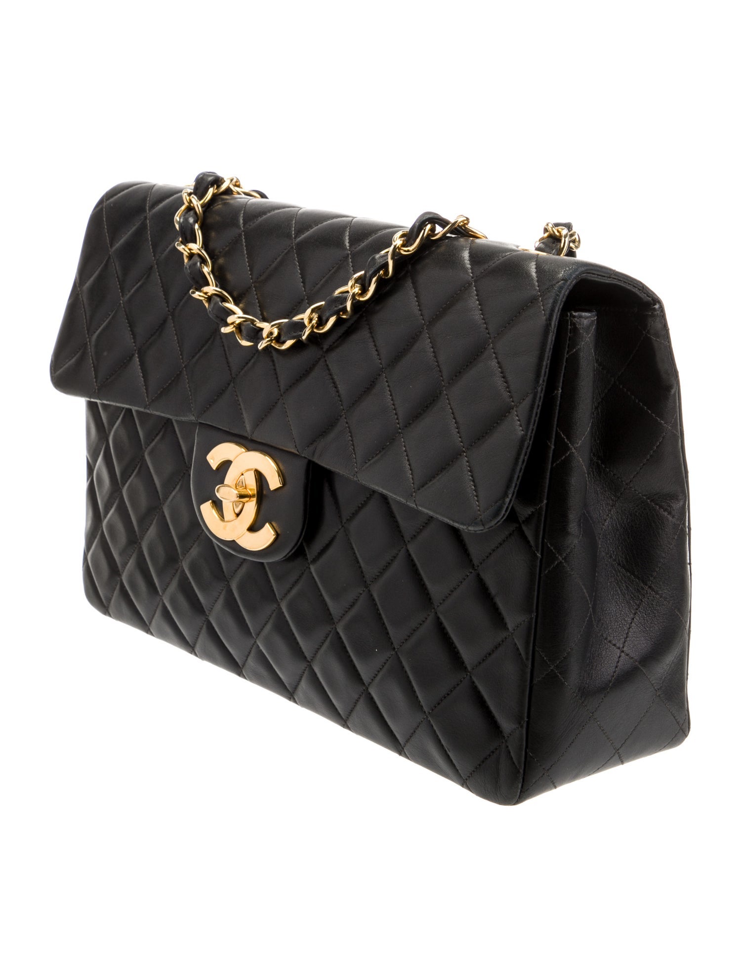 Chanel Jumbo Single Flap - Black Shoulder Bags, Handbags - CHA903011 ...