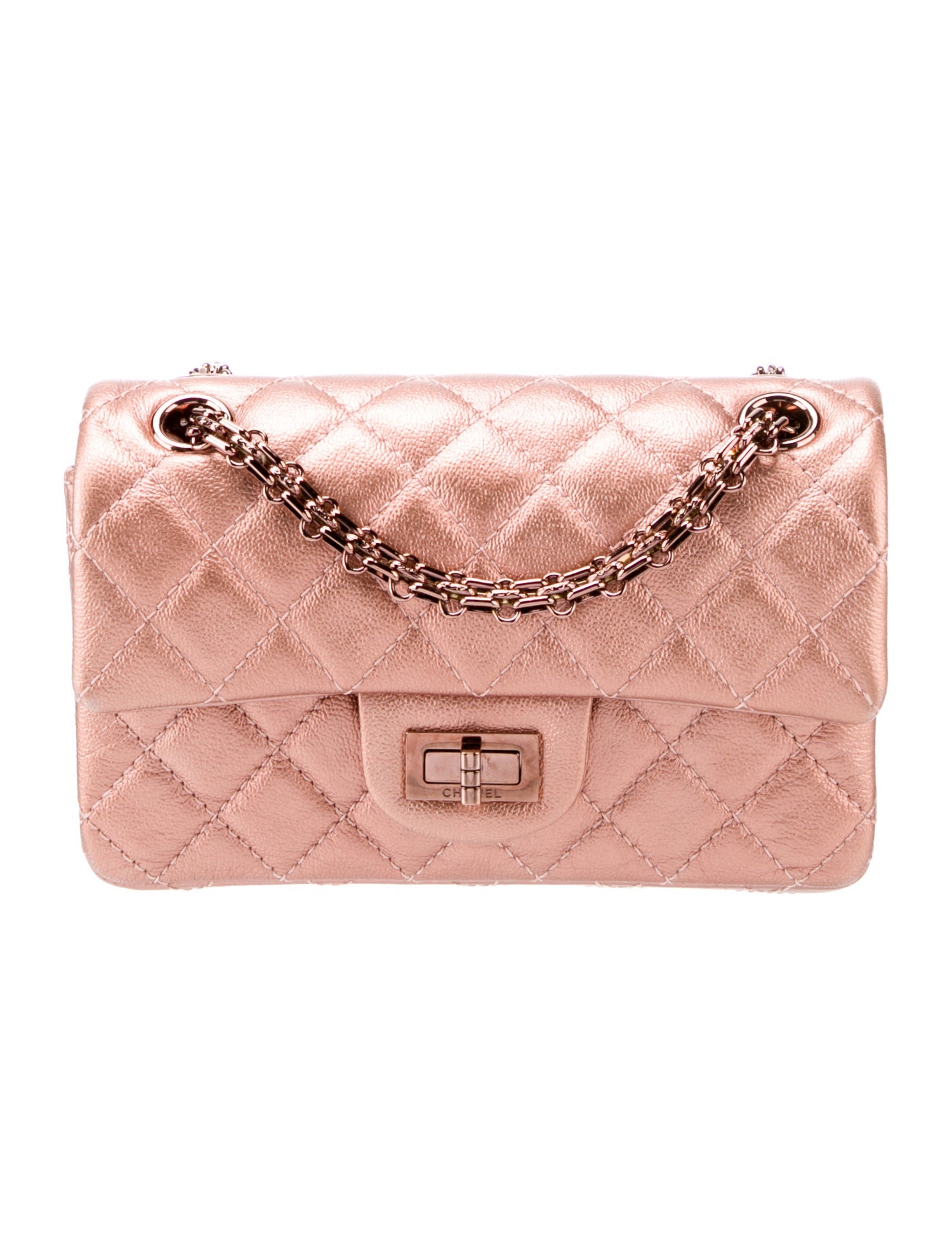 Chanel Mini 2.55 Reissue Flap Bag - Metallic Shoulder Bags, Handbags ...