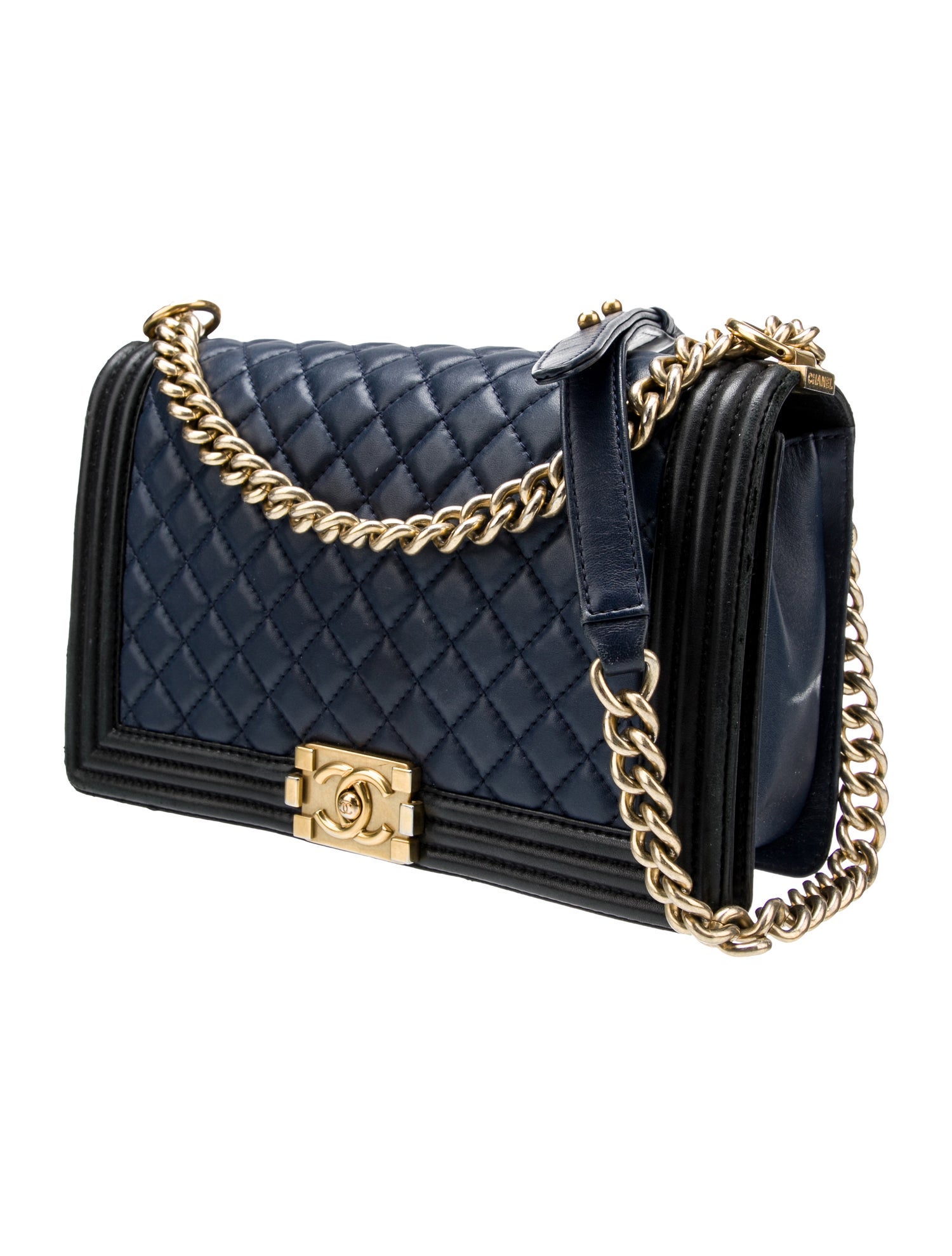 Chanel Large Boy Bag - Black Shoulder Bags, Handbags - CHA1093153 | The ...