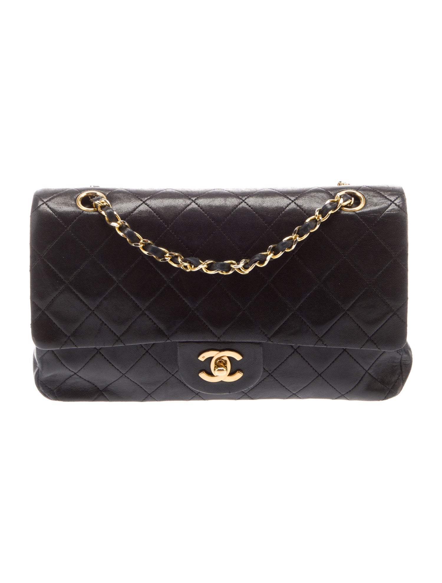 Chanel Square Quilt Flap Bag - Black Shoulder Bags, Handbags ...