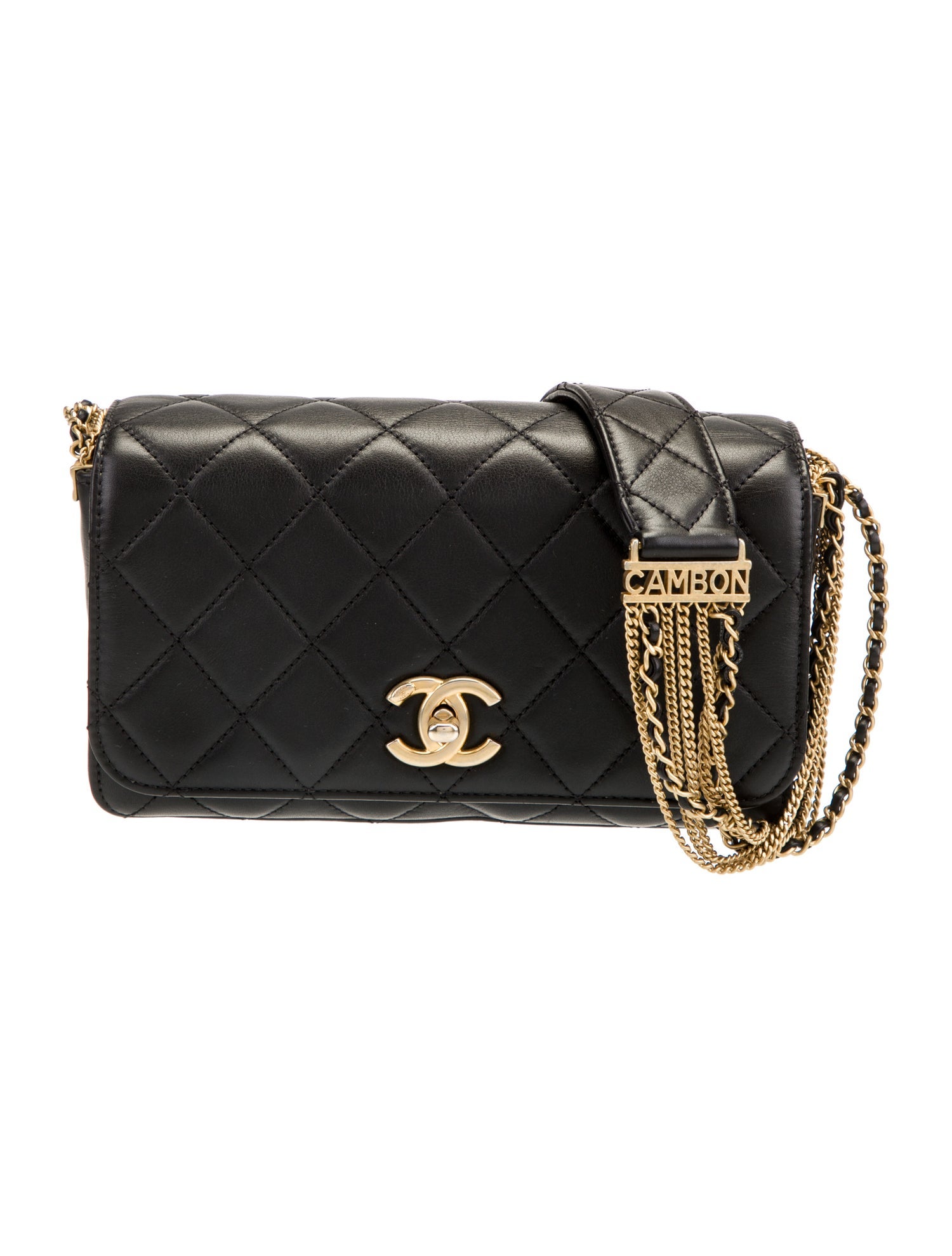 Chanel Cambon On Chains Flap Bag - Black Shoulder Bags, Handbags ...
