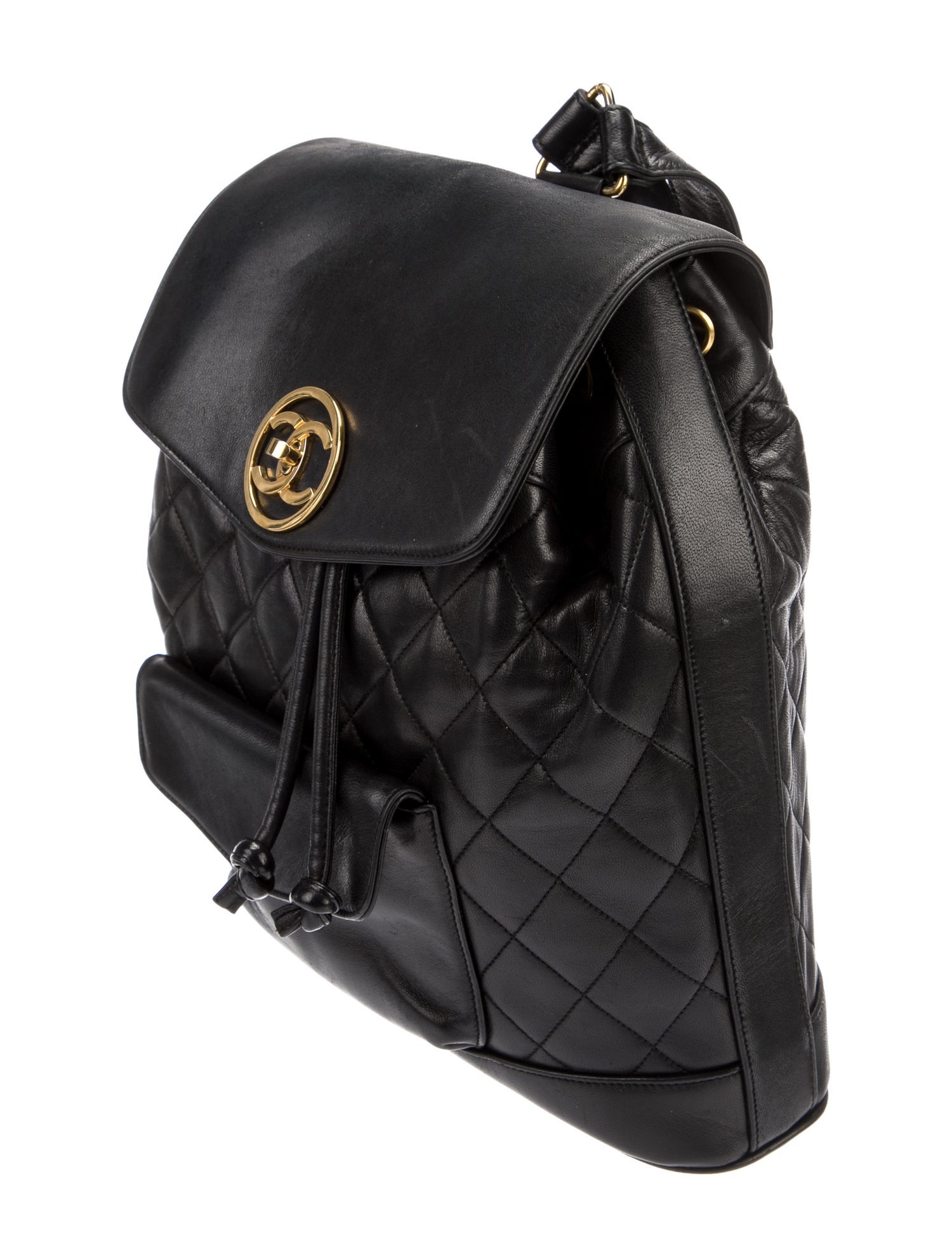 Chanel 2023 Small Quilted Duma Backpack w/ Tags - Black Backpacks ...
