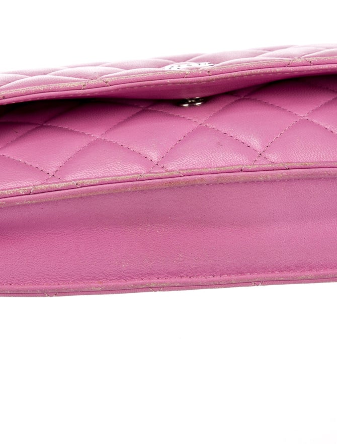 Chanel Classic Quilted Wallet On Chain - Purple Crossbody Bags ...