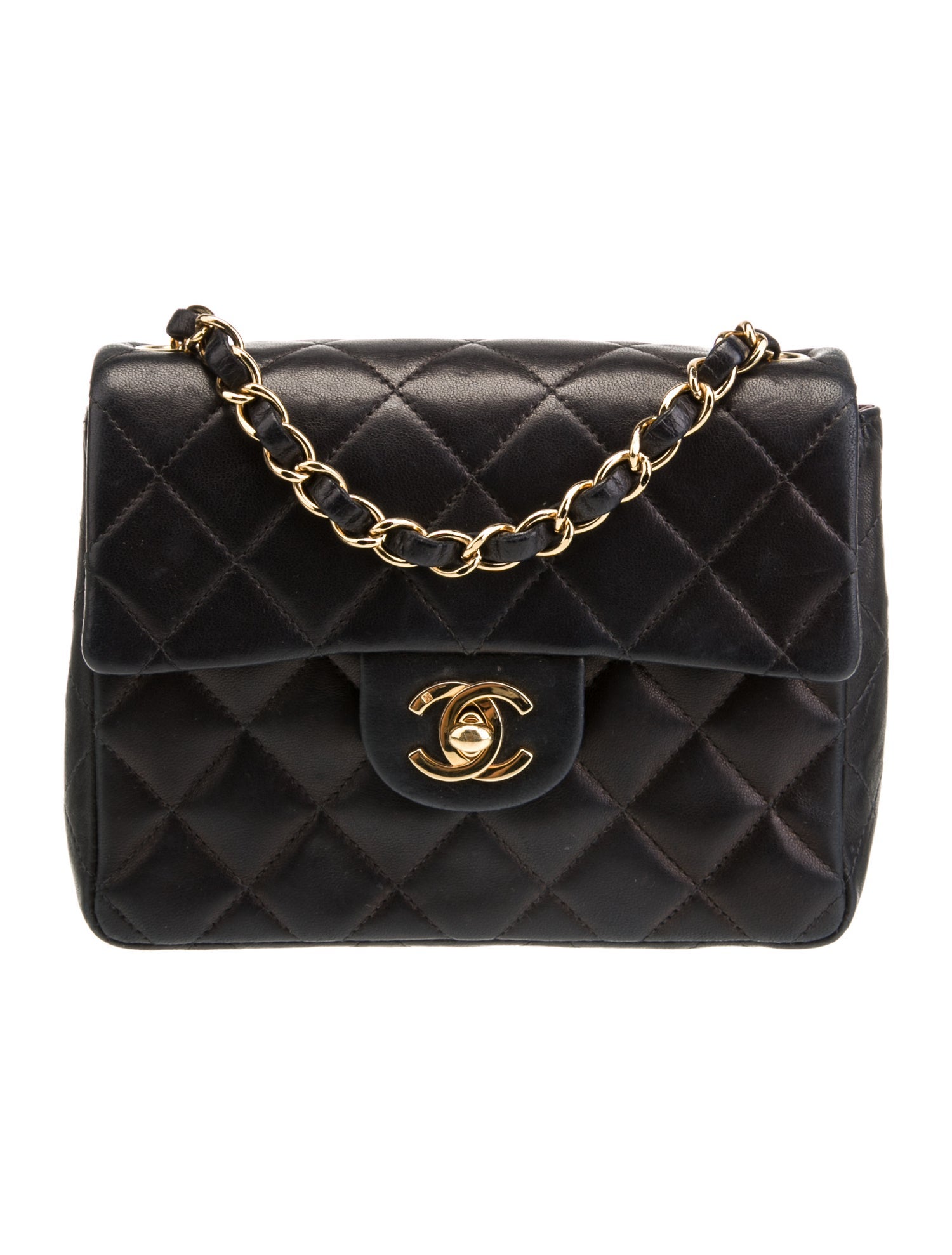 Chanel Rectangular Mini Classic Flap Bag - Black Crossbody Bags ...