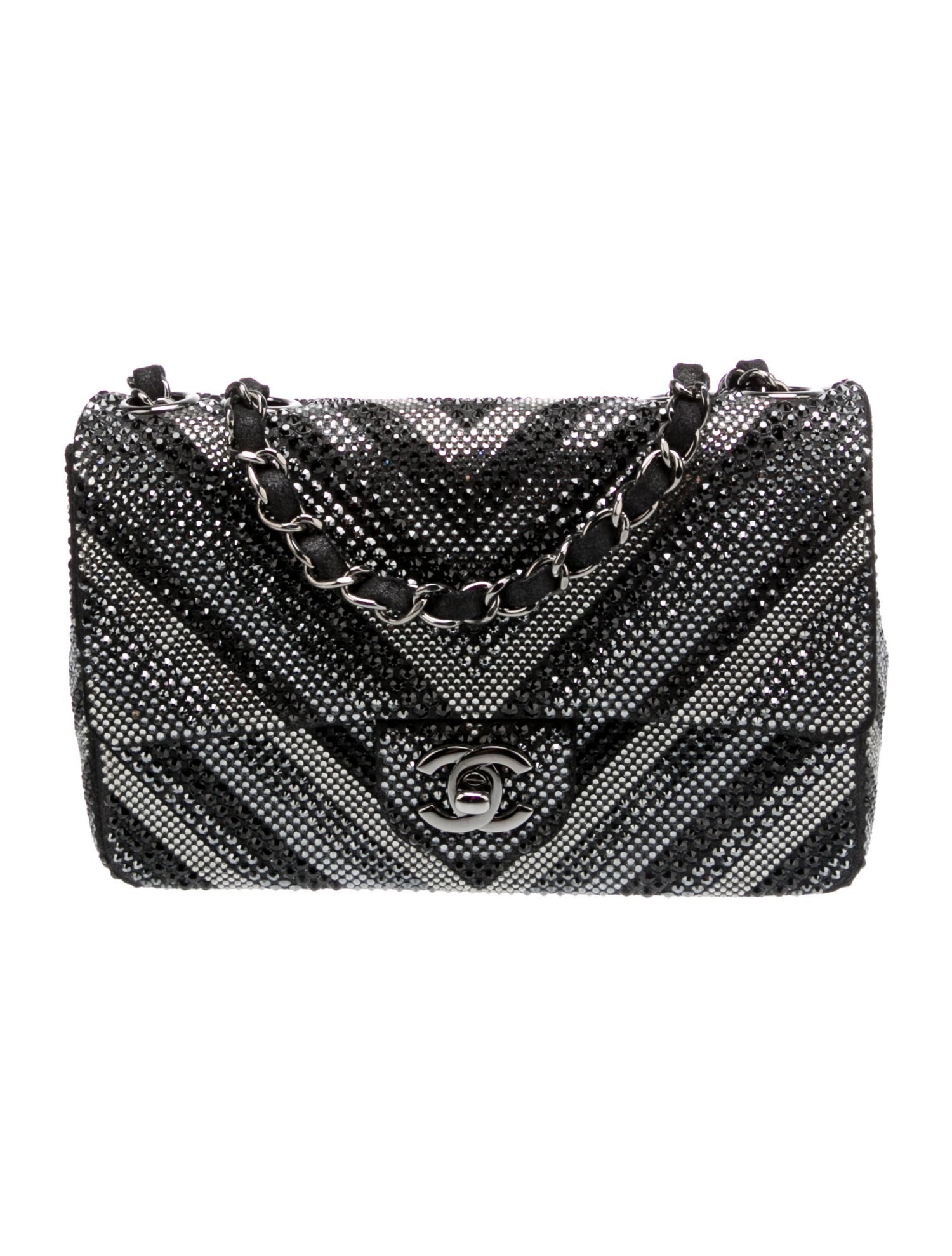 Chanel Strass Mini Flap Bag - Black Shoulder Bags, Handbags ...