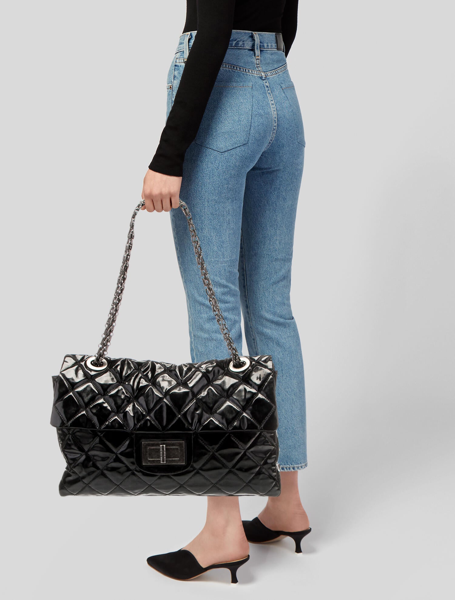 Chanel Reissue XXL Flap Bag - Black Shoulder Bags, Handbags ...