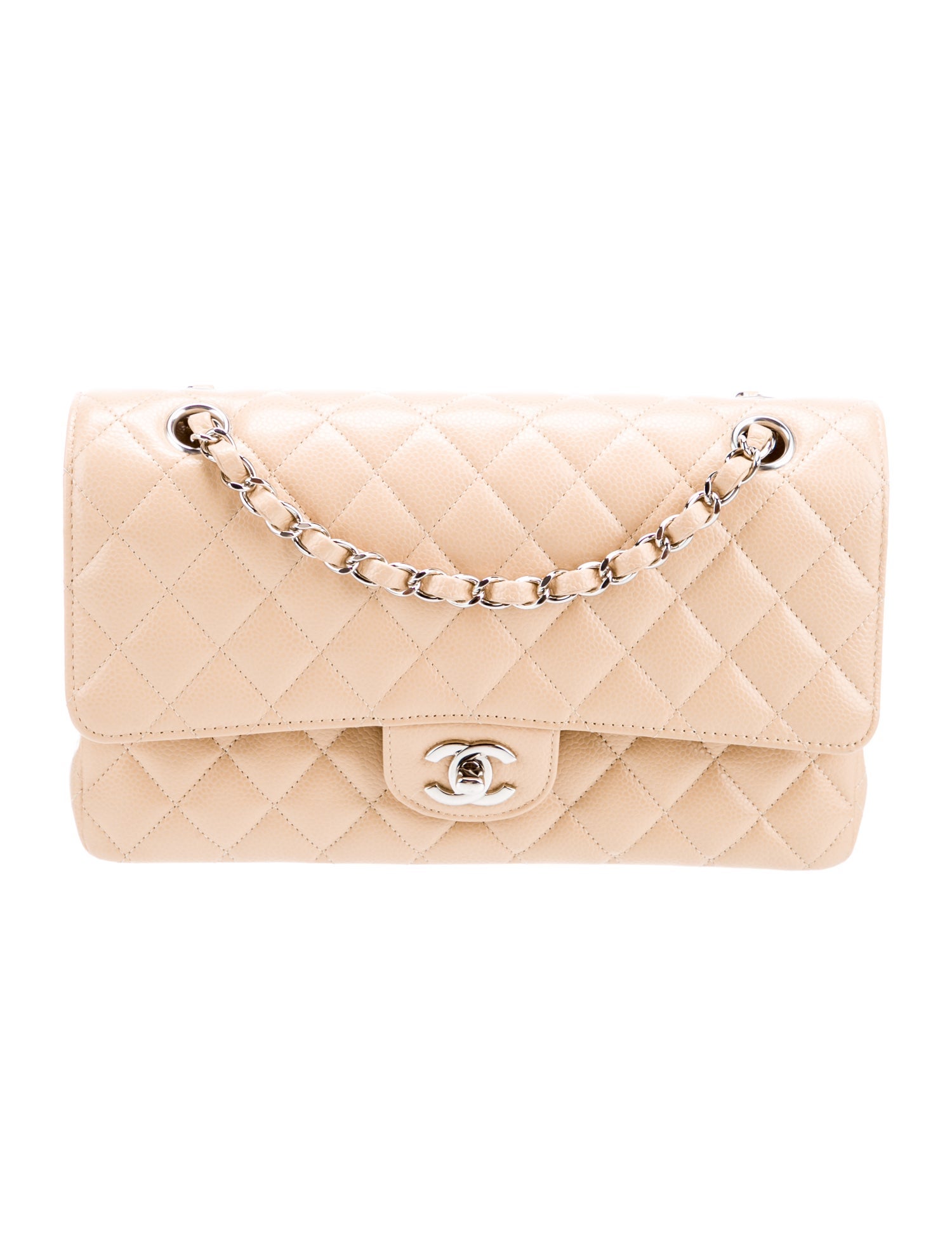Chanel Classic Medium Metallic Double Flap Bag - Gold Shoulder Bags ...