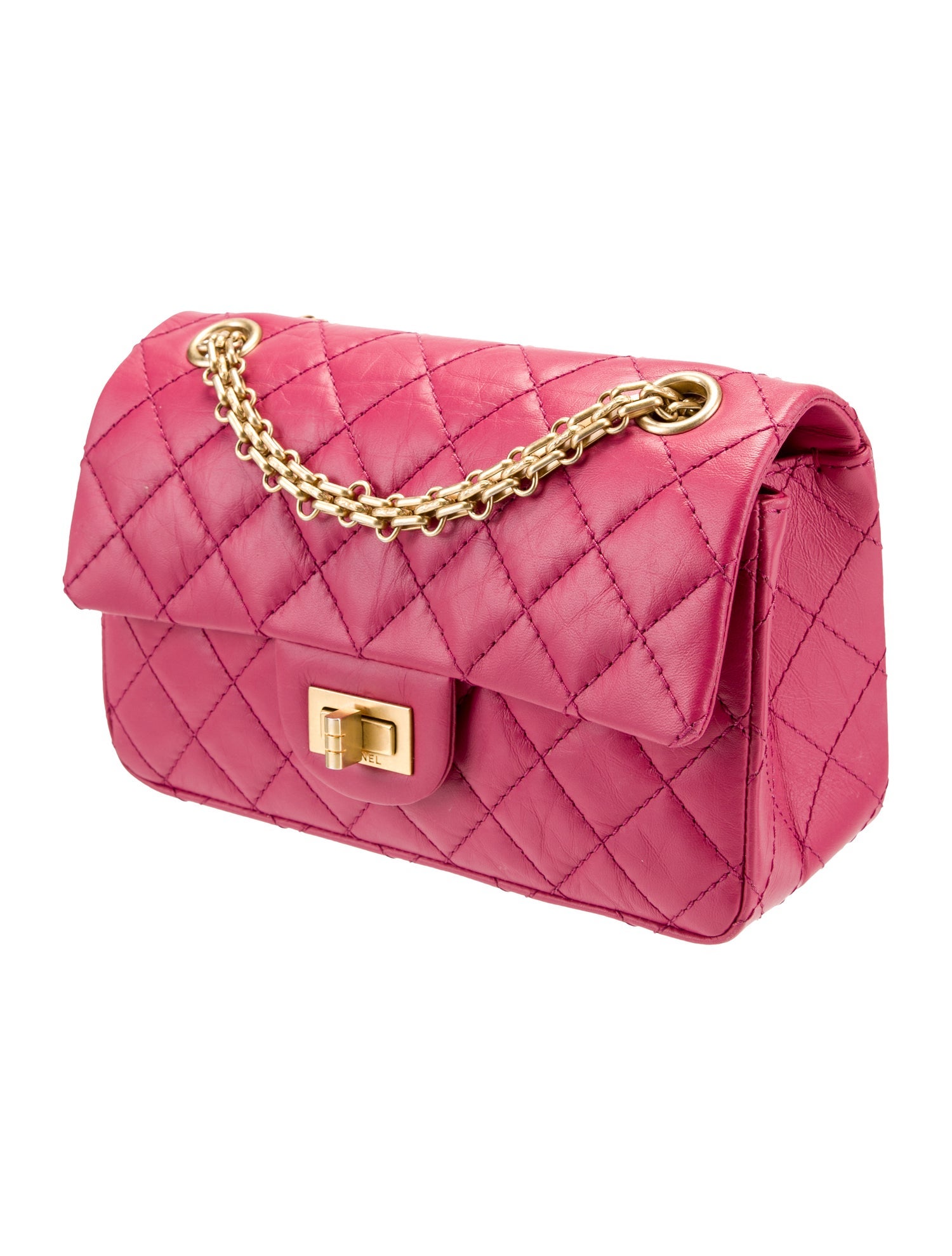 Chanel Reissue 2.55 Mini Flap Bag - Pink Mini Bags, Handbags ...