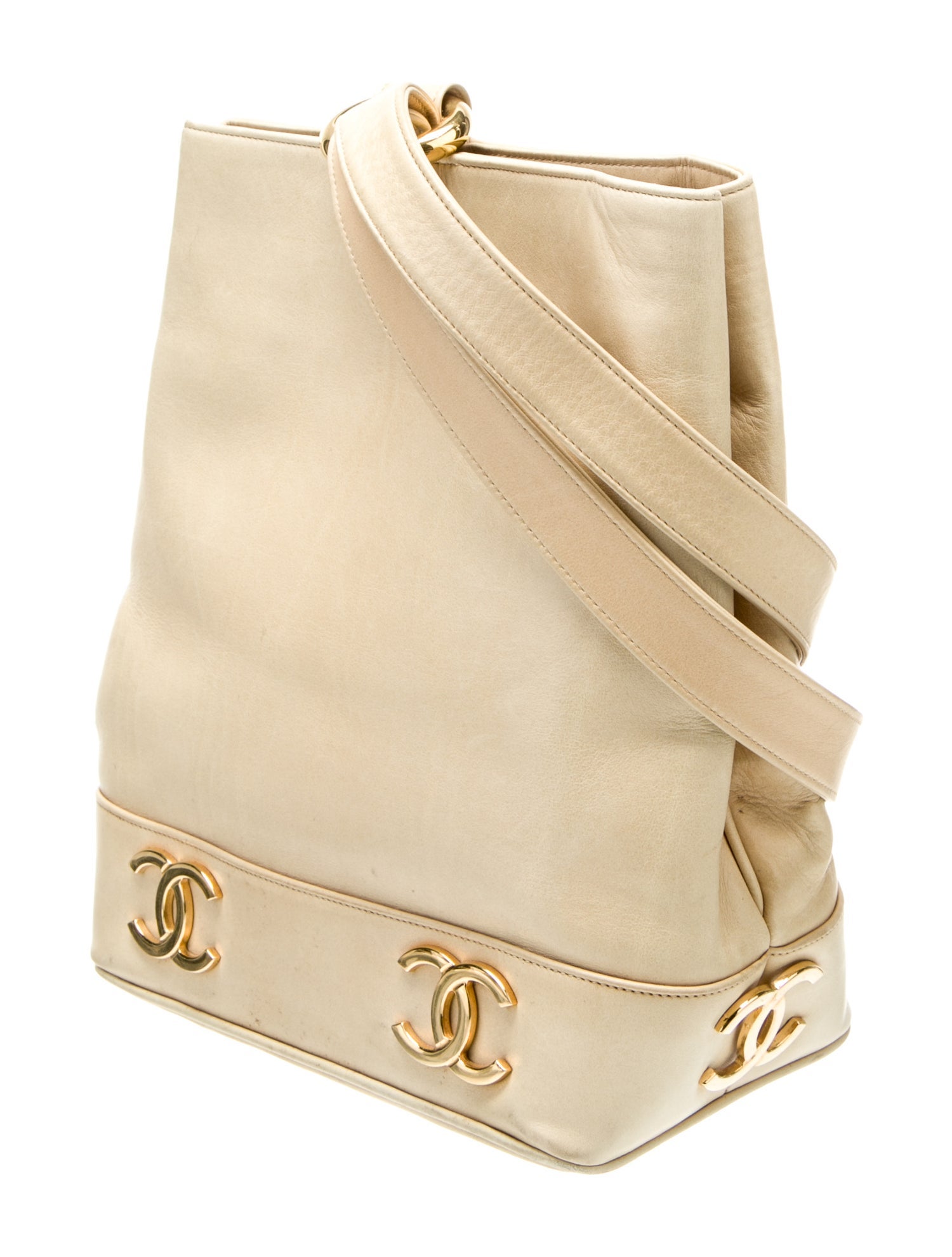 Chanel Triple CC Bucket Bag - Neutrals Bucket Bags, Handbags ...