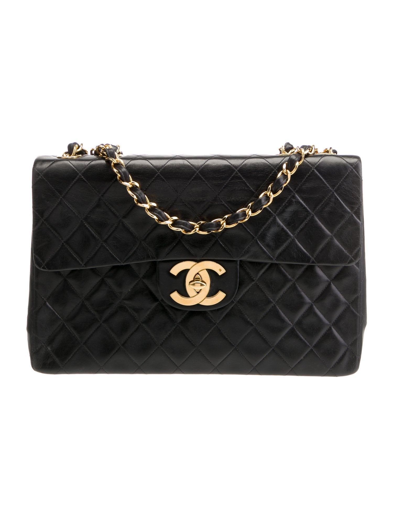 Chanel Jumbo Single Flap - Black Shoulder Bags, Handbags - CHA903011 ...
