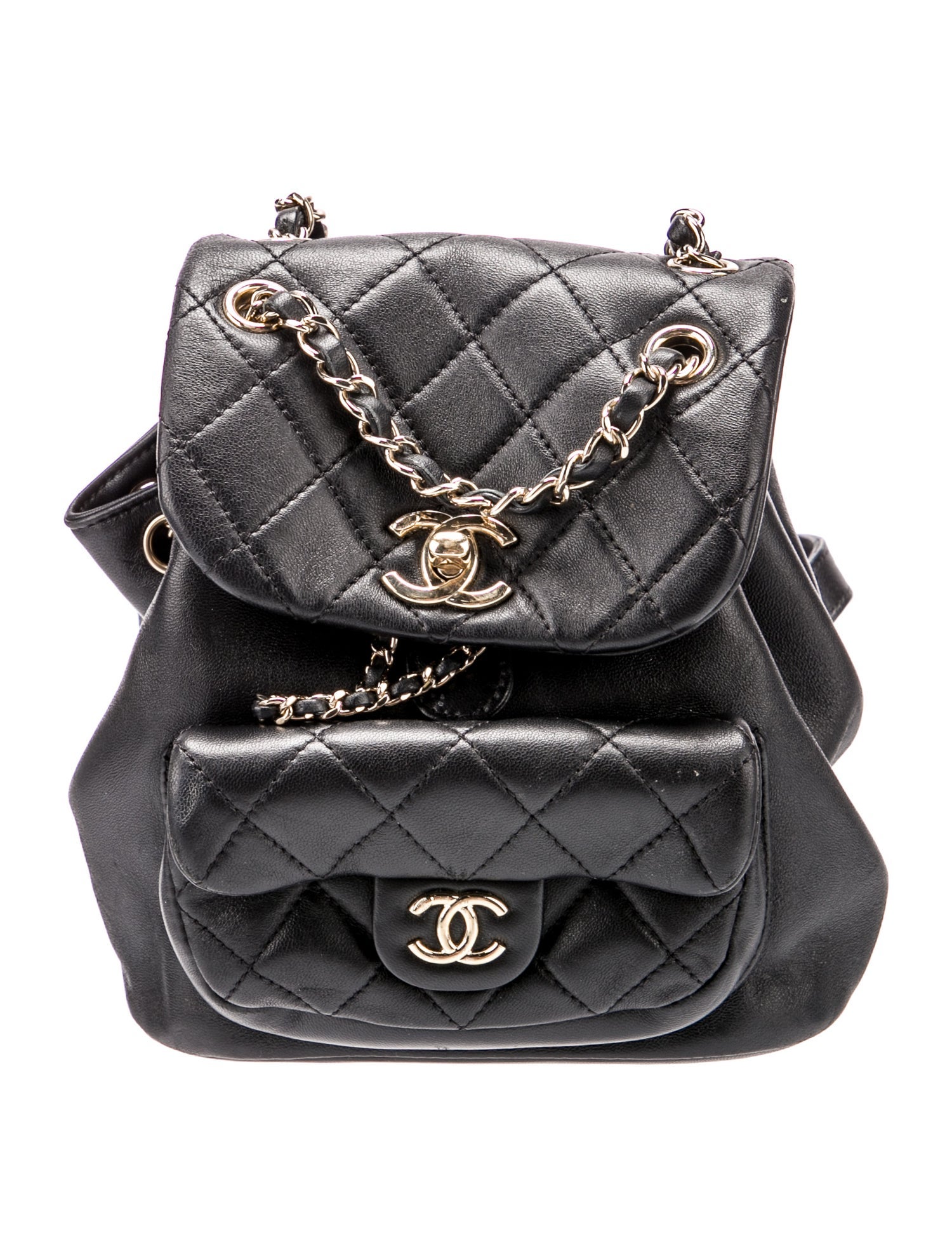 Chanel Mini Quilted Duma Backpack - Black Backpacks, Handbags ...