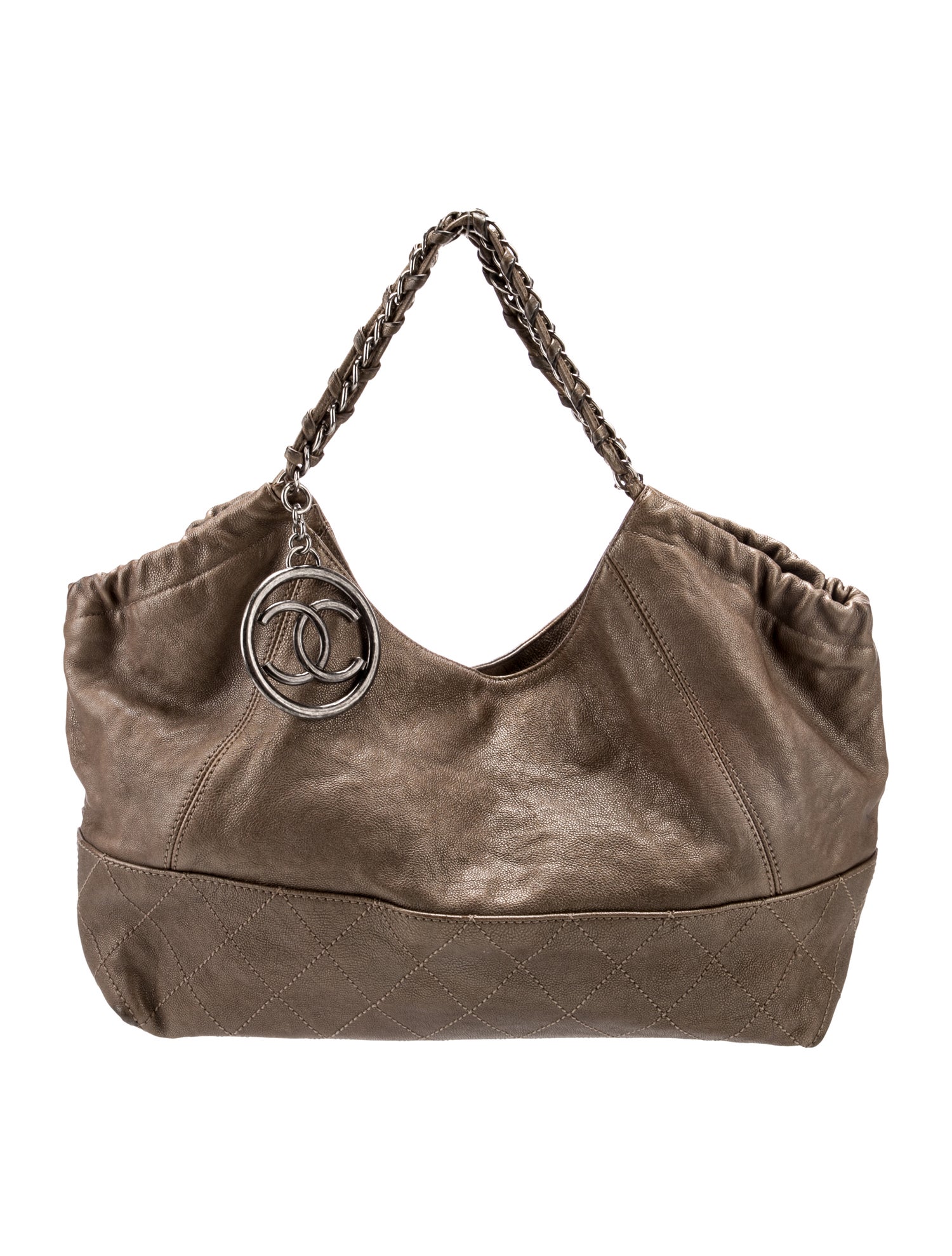 Chanel Coco Pleats Hobo - Brown Shoulder Bags, Handbags - CHA997659 ...