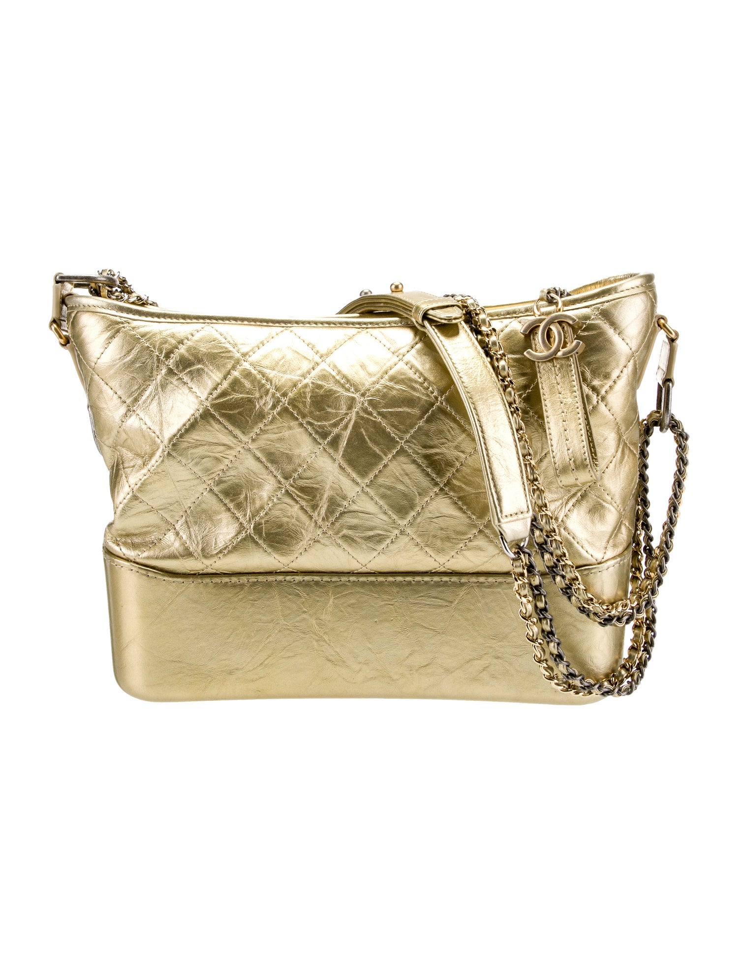 Chanel Medium Gabrielle Hobo - Gold Shoulder Bags, Handbags ...