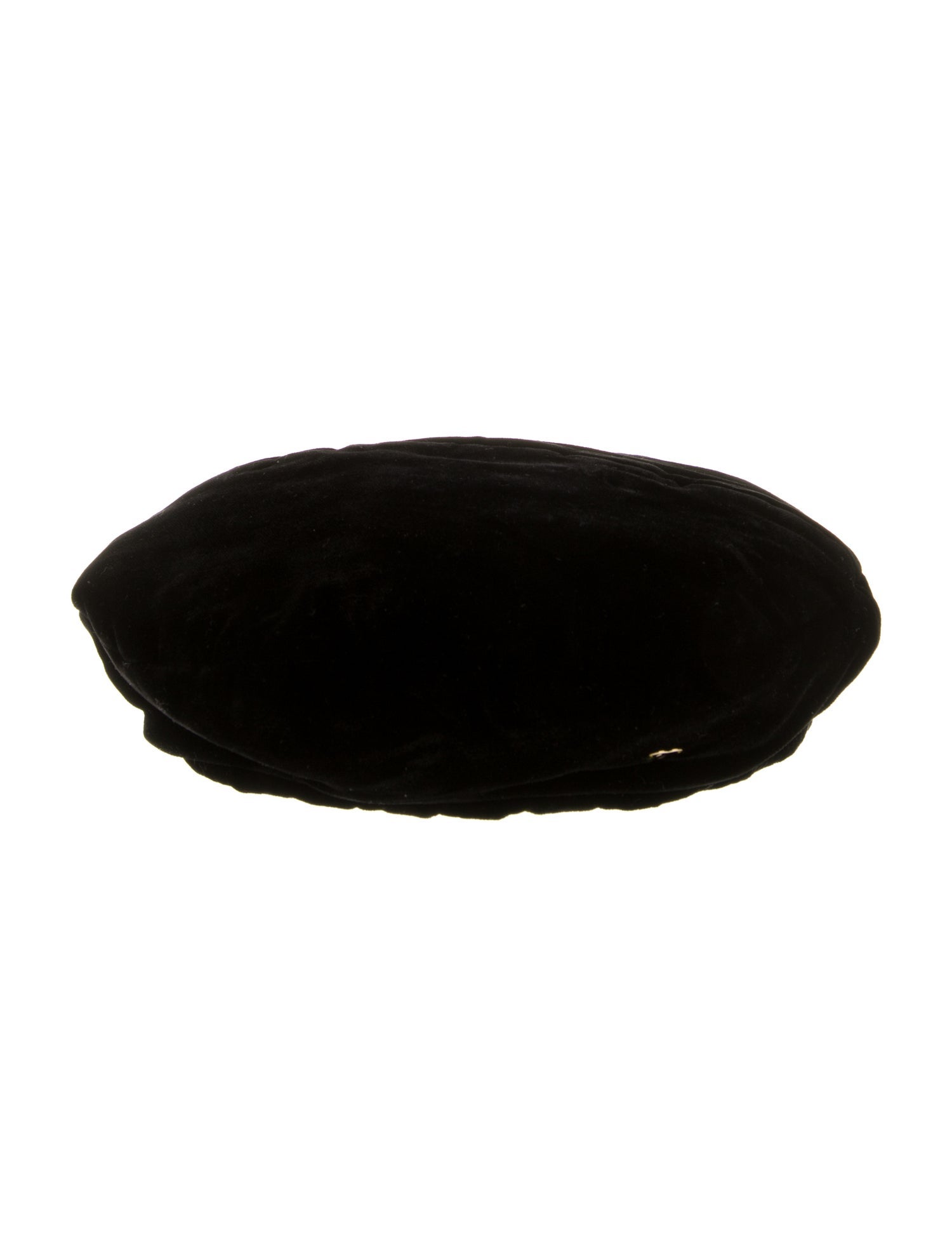 Chanel 2021 CC Velvet Beret - Black Hats, Accessories - CHA1112539 ...