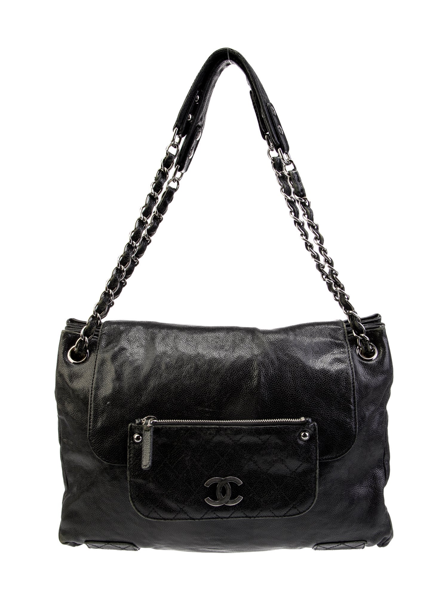 Chanel Pocket in the City Accordion Tote - Black Shoulder Bags ...