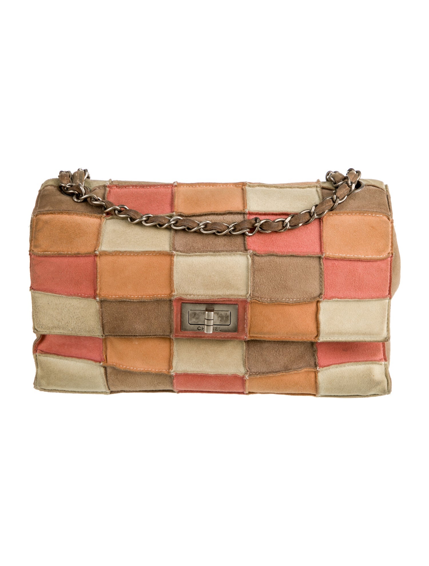 Chanel Reissue 225 Patchwork Flap Bag - Pink Shoulder Bags, Handbags ...