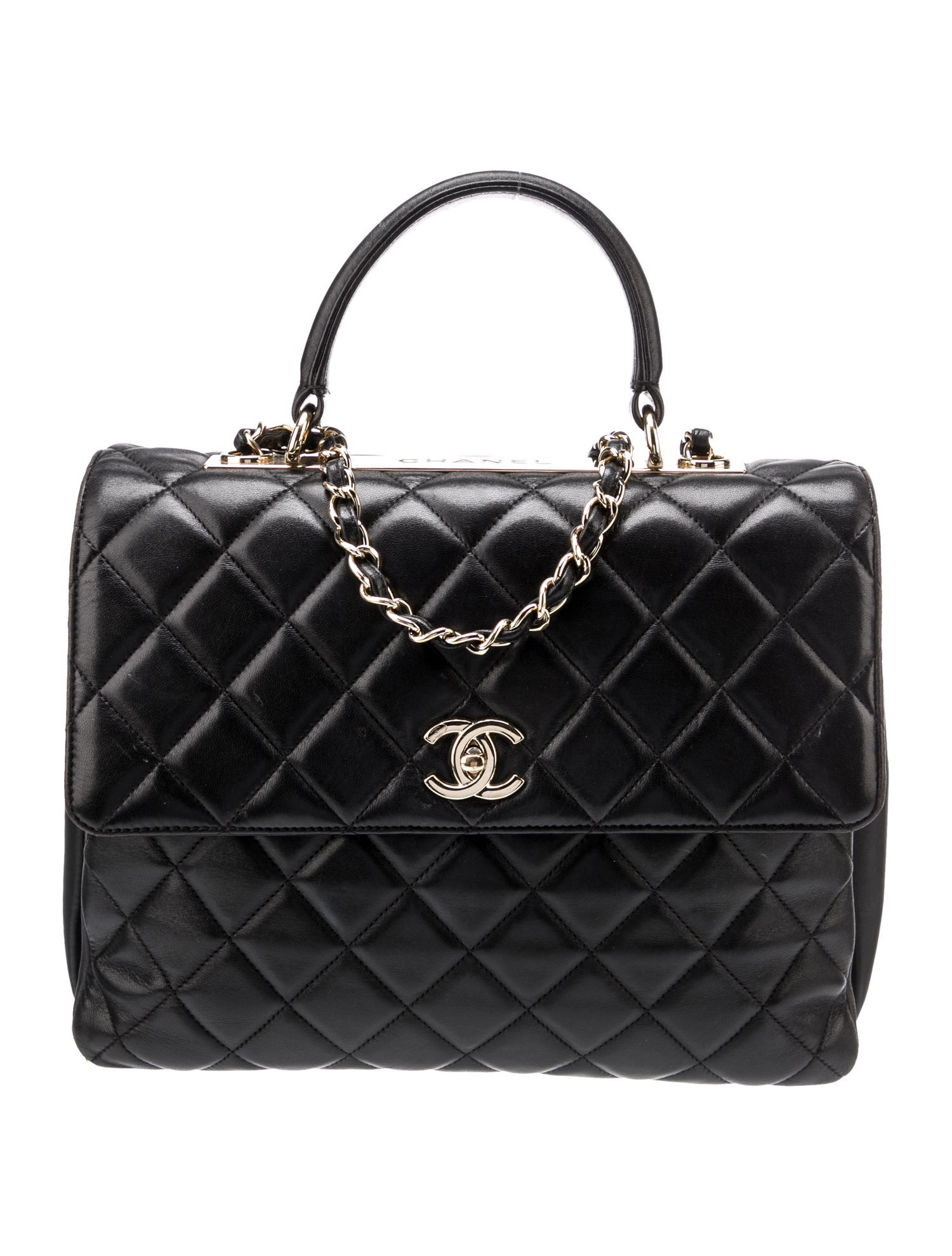 Chanel Mini Coco Top Handle Bag - Black Handle Bags, Handbags ...