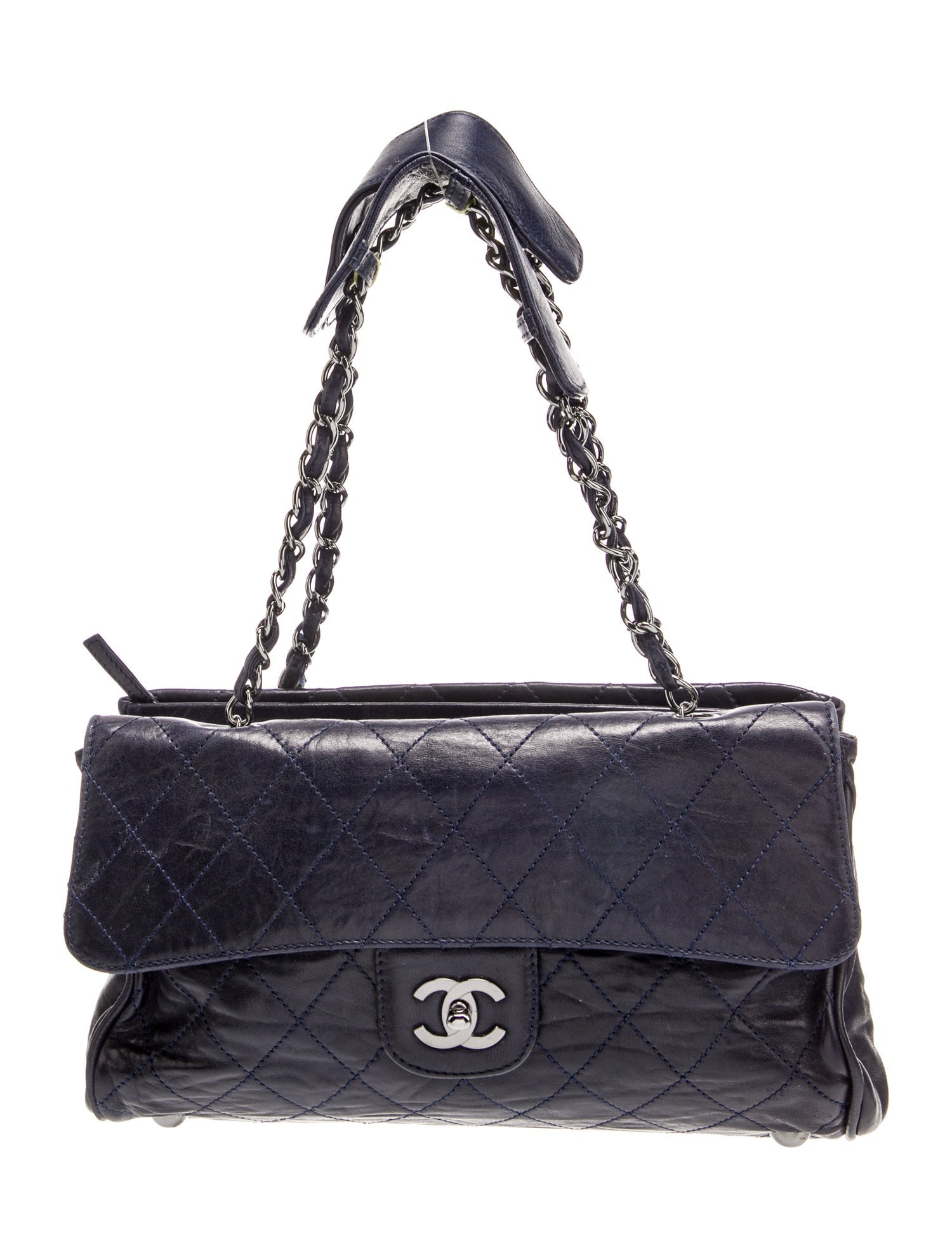 Chanel Ritz Flap Shoulder Bag - Blue Shoulder Bags, Handbags ...