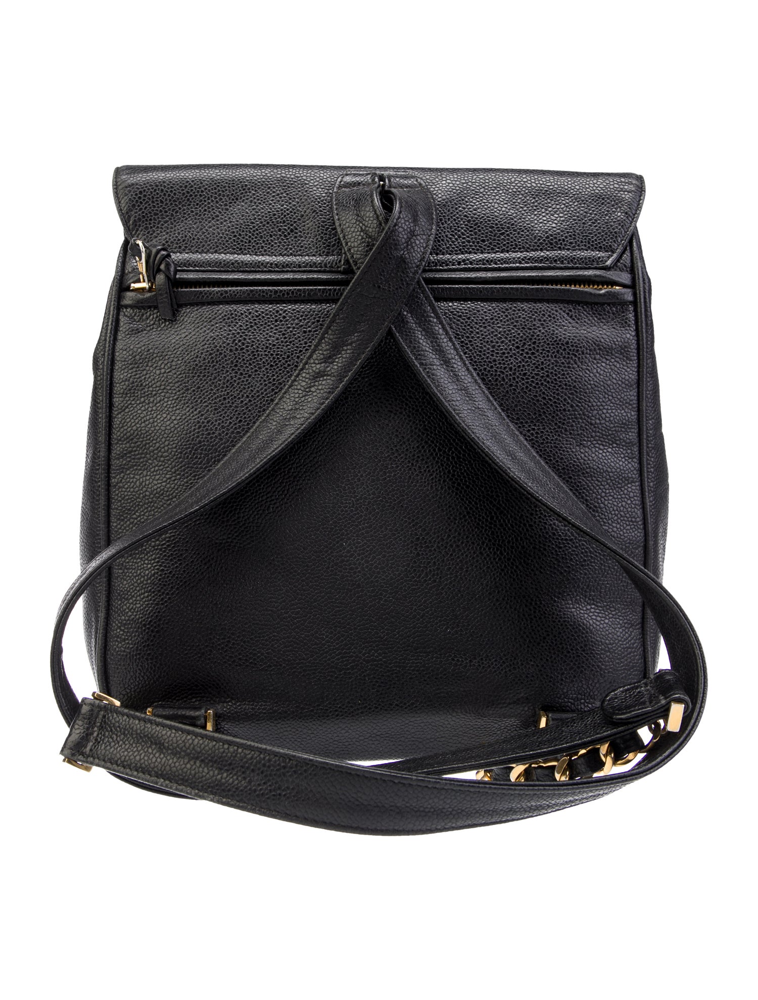 Chanel Caviar CC Backpack - Black Backpacks, Handbags - CHA1123960 ...