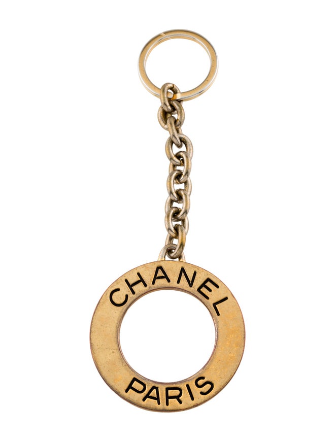 Chanel Logo Keychain - Gold Keychains, Accessories - CHA1125030 | The ...
