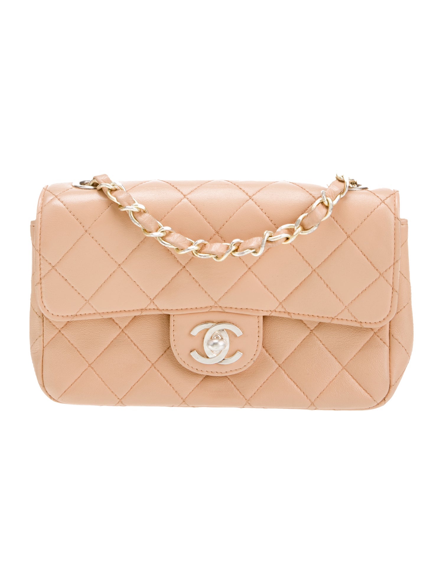 Chanel Mini Rectangular Classic Flap Bag - Pink Shoulder Bags, Handbags ...
