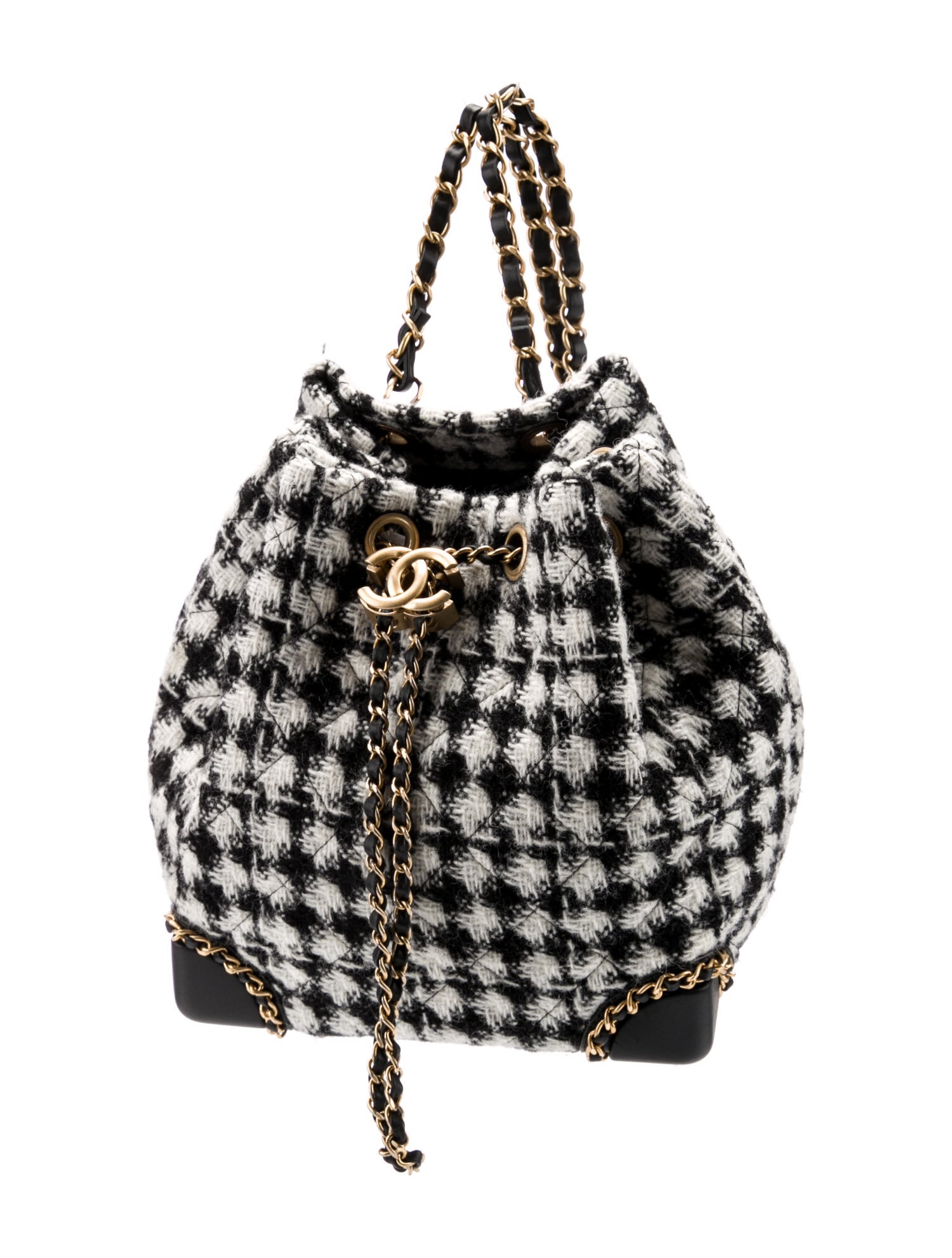 Chanel PVC Tweed Gabrielle Backpack - Blue Backpacks, Handbags ...