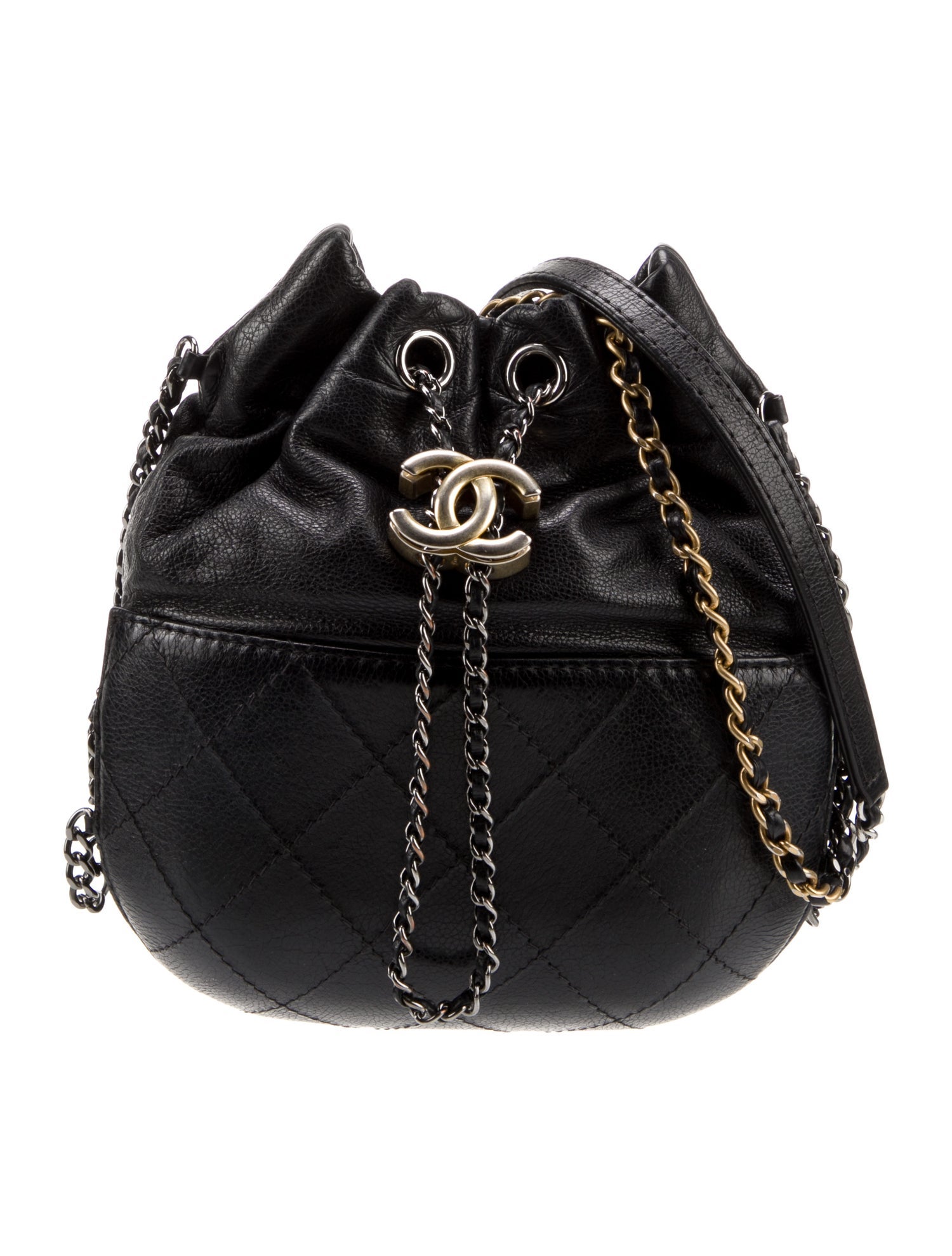 Chanel Small Gabrielle Bucket Bag - Black Bucket Bags, Handbags ...