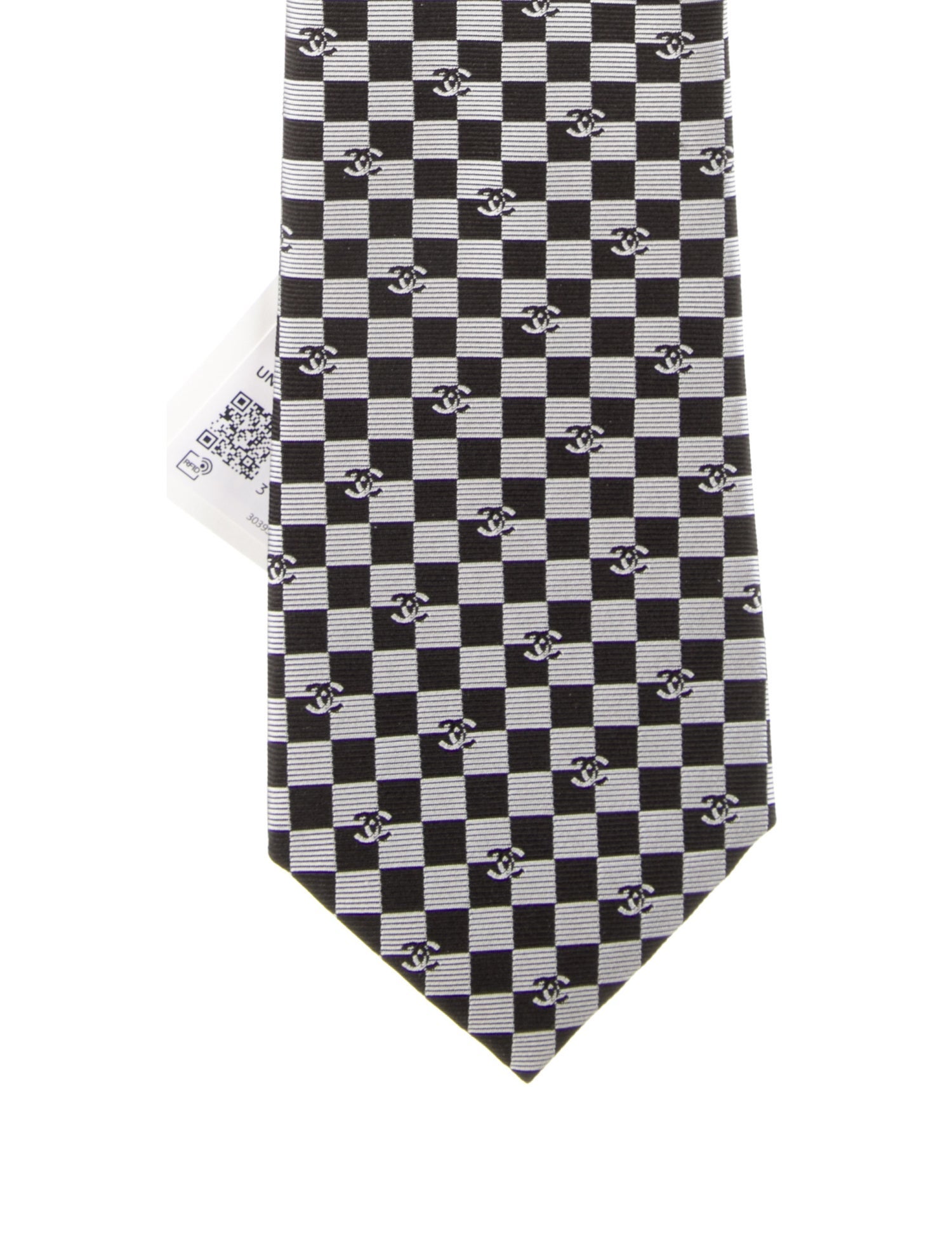 Chanel 2023 Silk CC Tie - Black Ties, Suiting Accessories - CHA1131275 ...